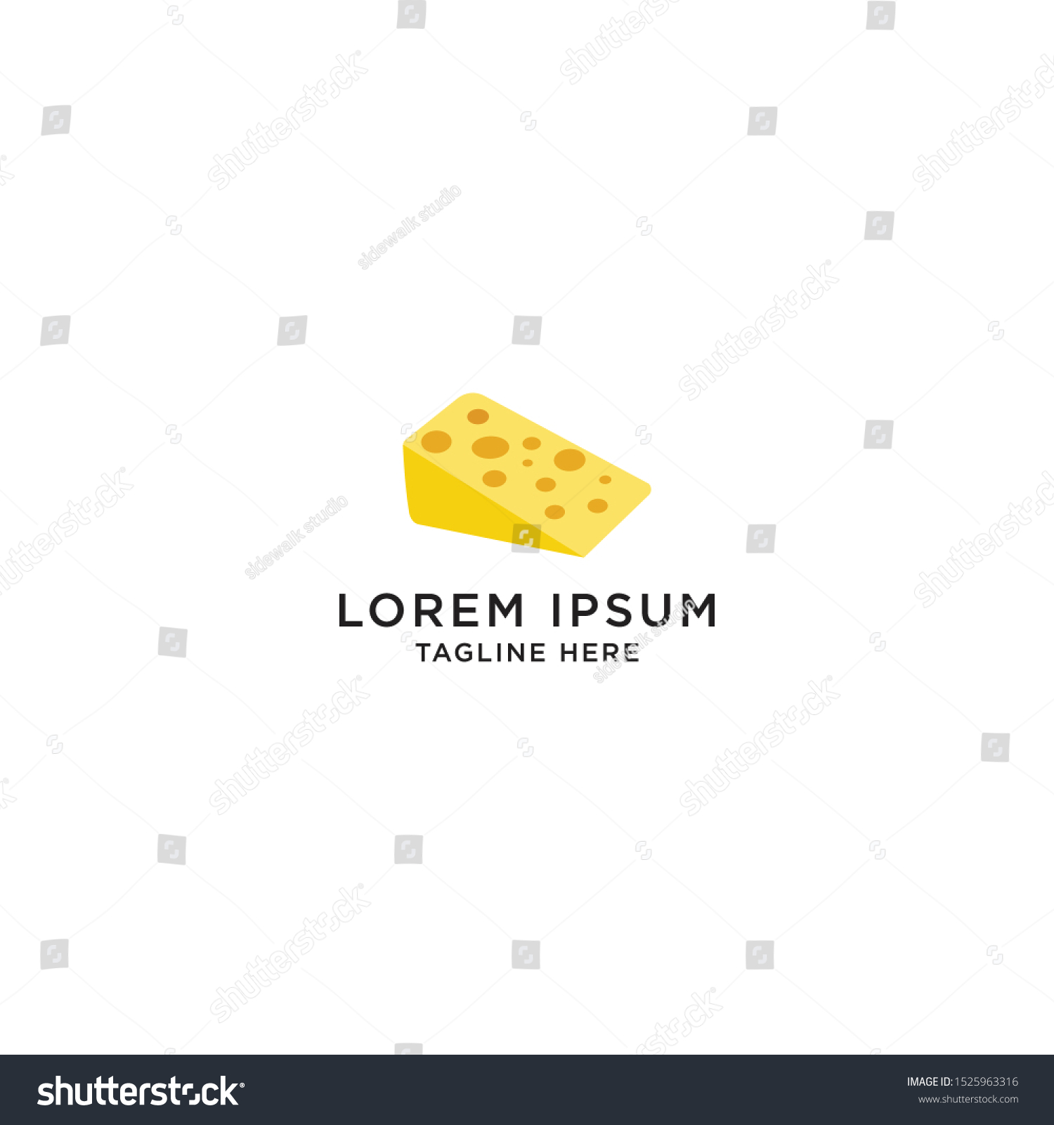 Cheese Logo Icon Design Template Vector Stock Vector (Royalty Free ...