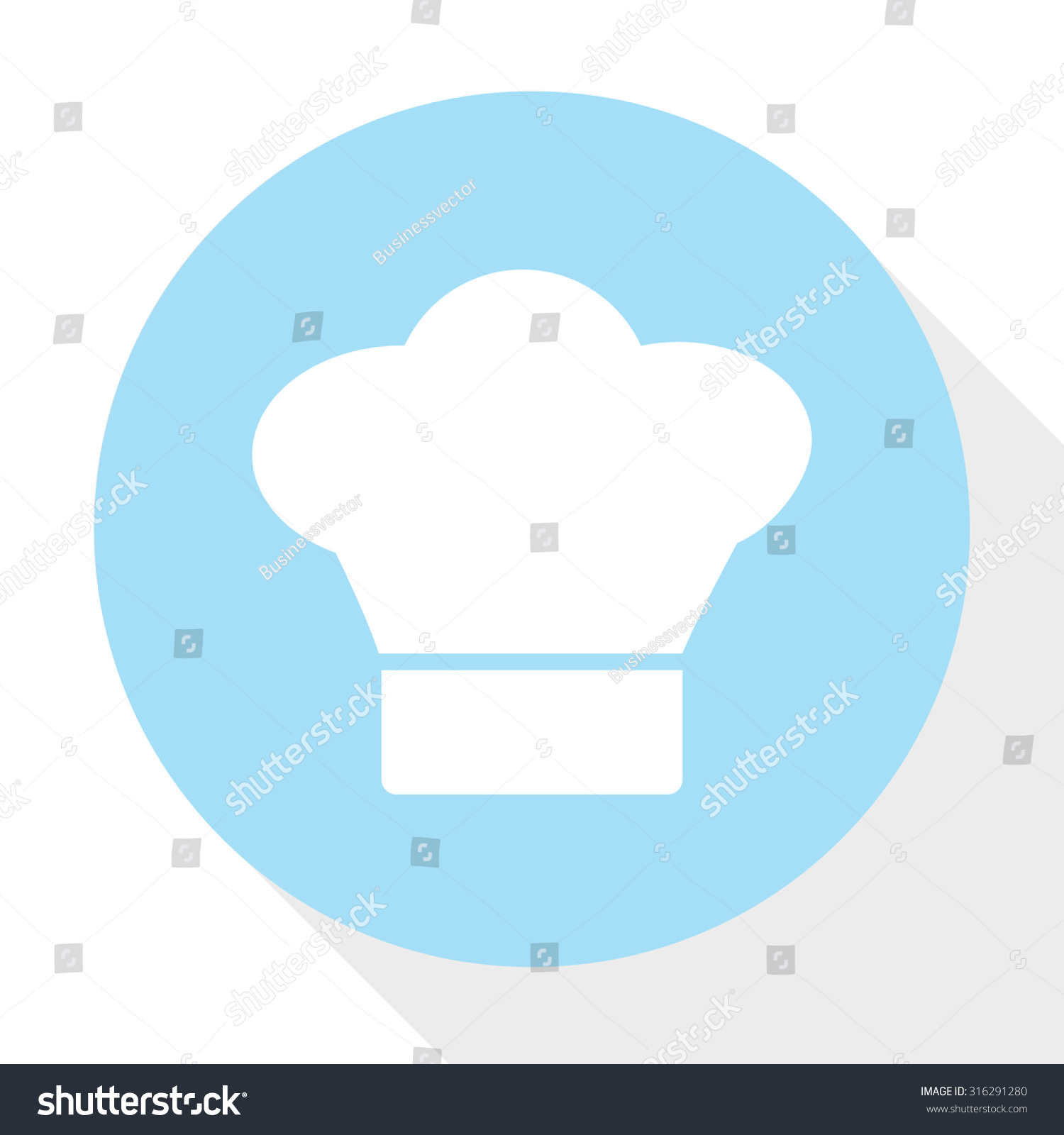 Chef Cap Icon Stock Vector (Royalty Free) 316291280 | Shutterstock