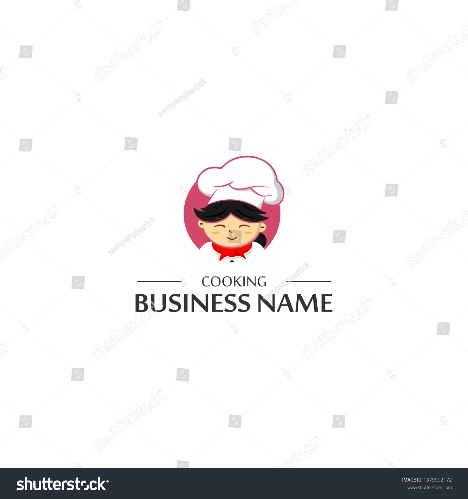 Chef Cooking Logo Stock Vector (Royalty Free) 1379992172 | Shutterstock