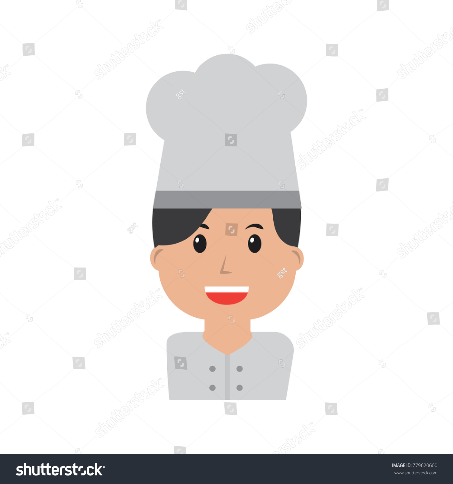 Chef Happy Icon Image Stock Vector (Royalty Free) 779620600 | Shutterstock