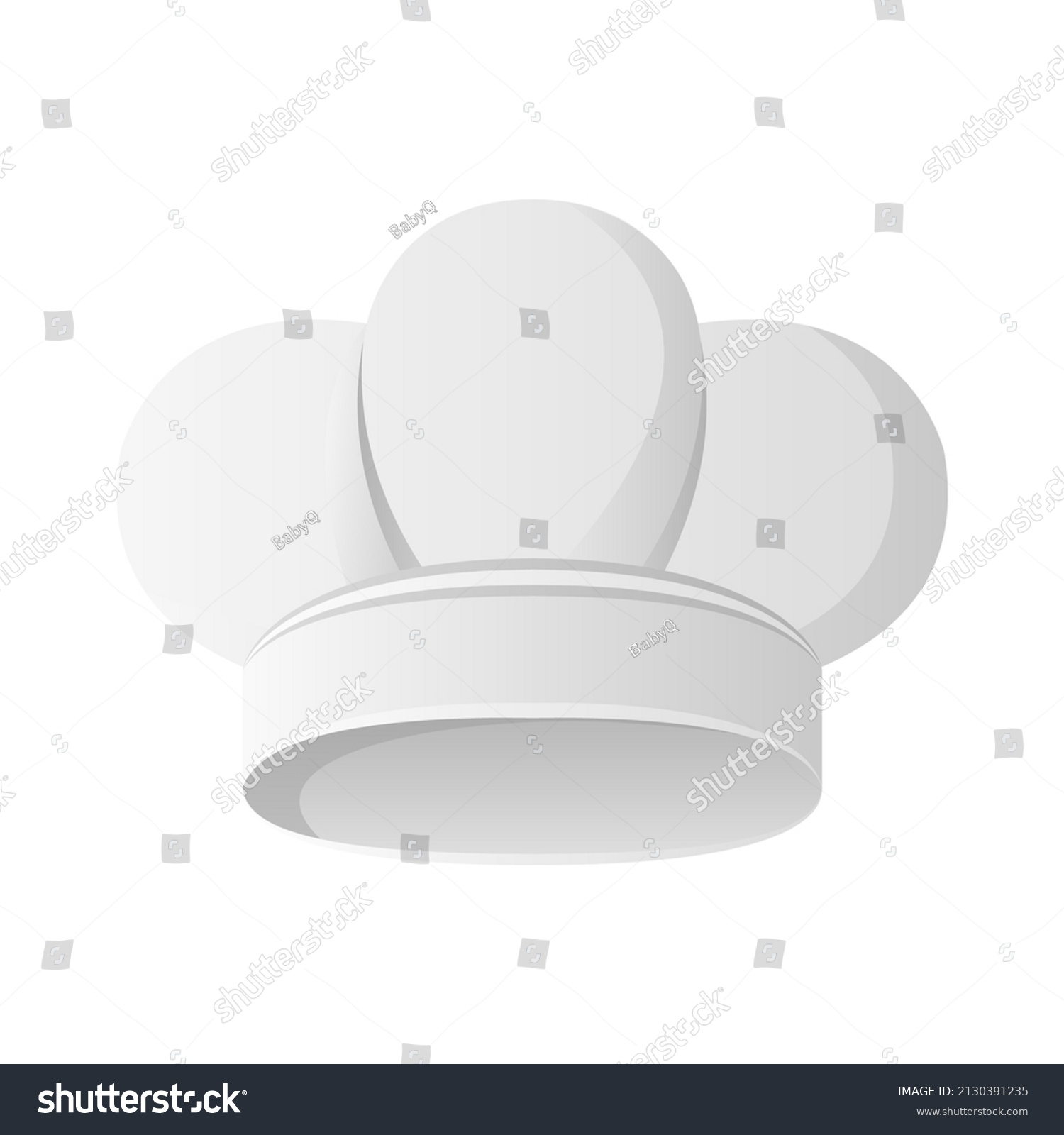 Chef Hat Cartoon Vector Illustration Isolated Stock Vector (Royalty ...