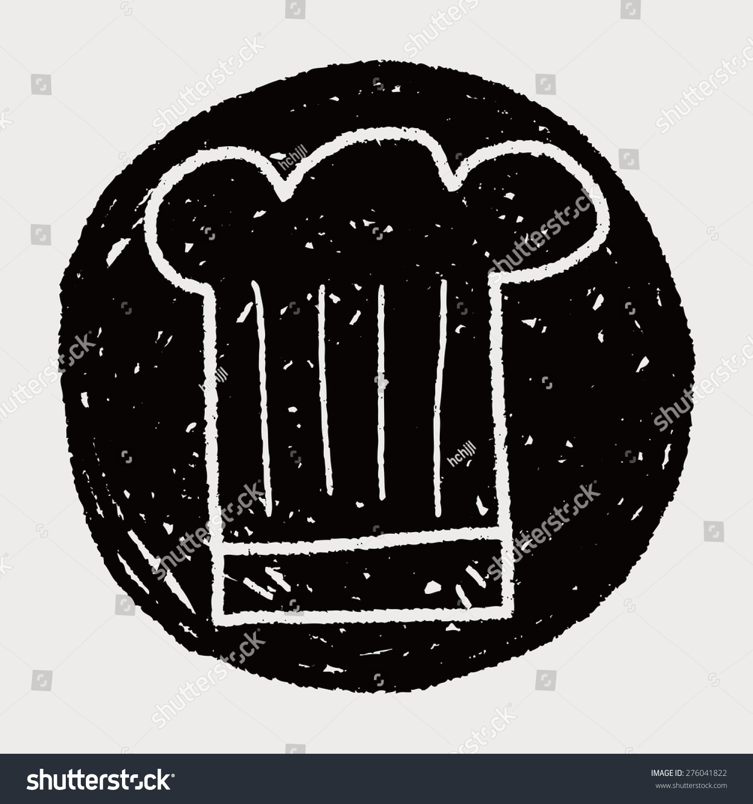 Chef Hat Doodle Stock Vector (Royalty Free) 276041822