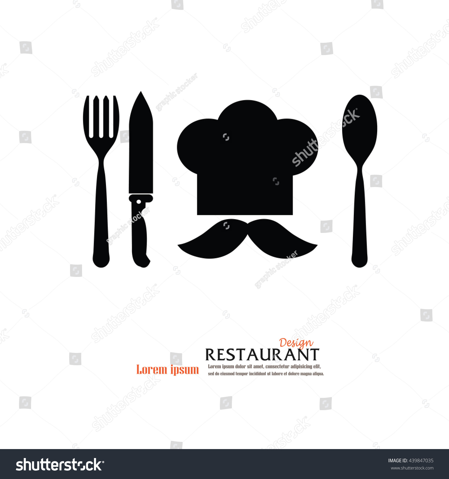 Chef Iconchef Symbolvector Illustration Stock Vector (Royalty Free ...