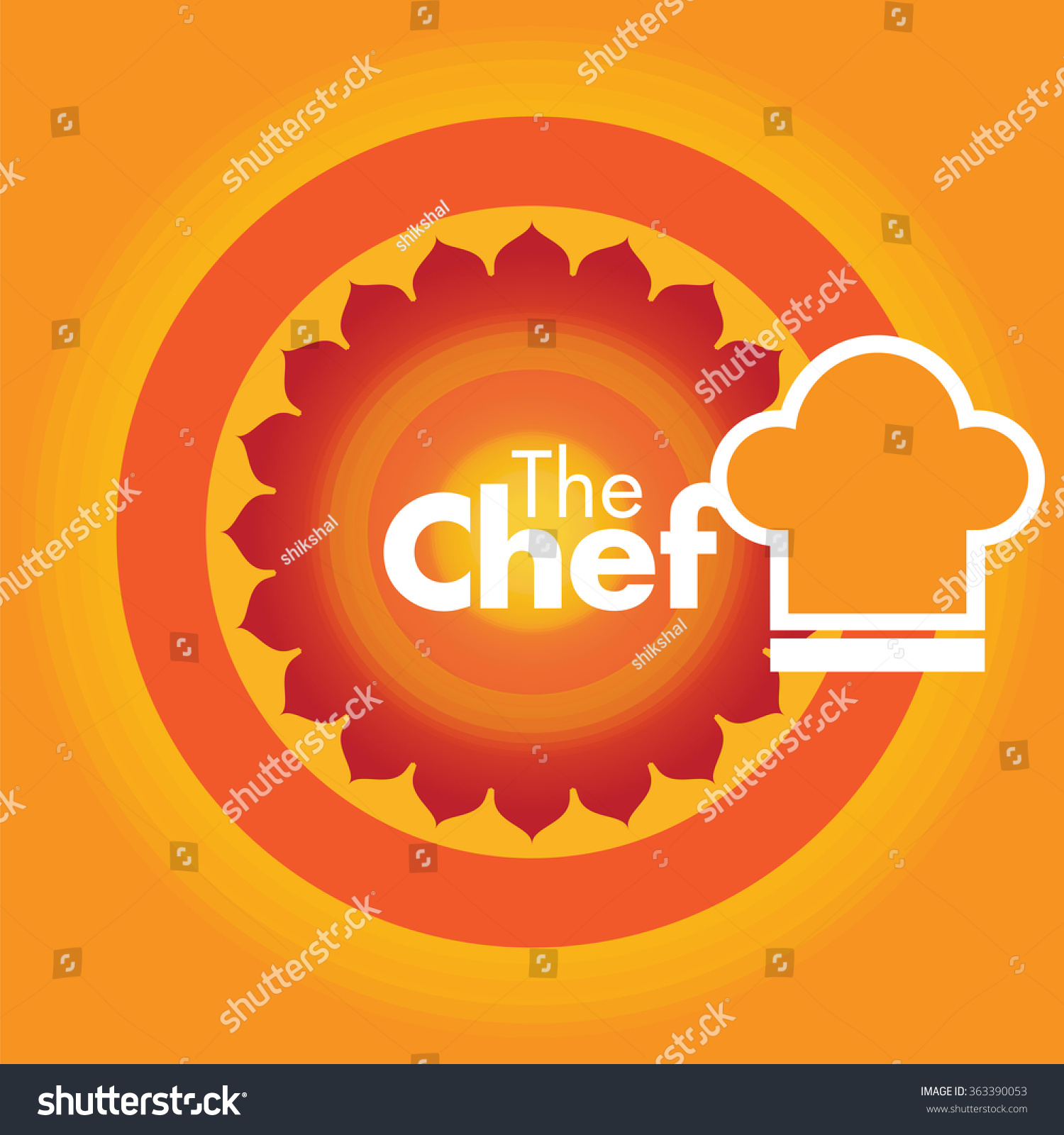 Chef Icons Banner Logo Chef Vector Stock Vector (Royalty Free ...