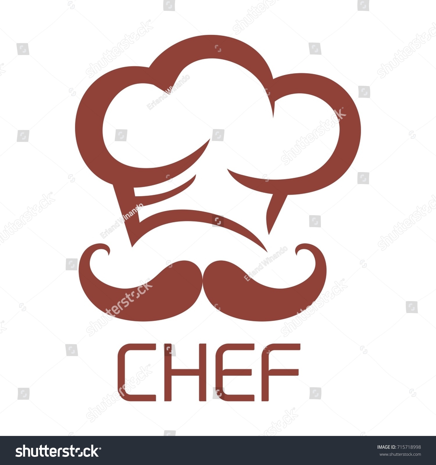 Chef Logo Template Bakery Logo Template Stock Vector (Royalty Free ...