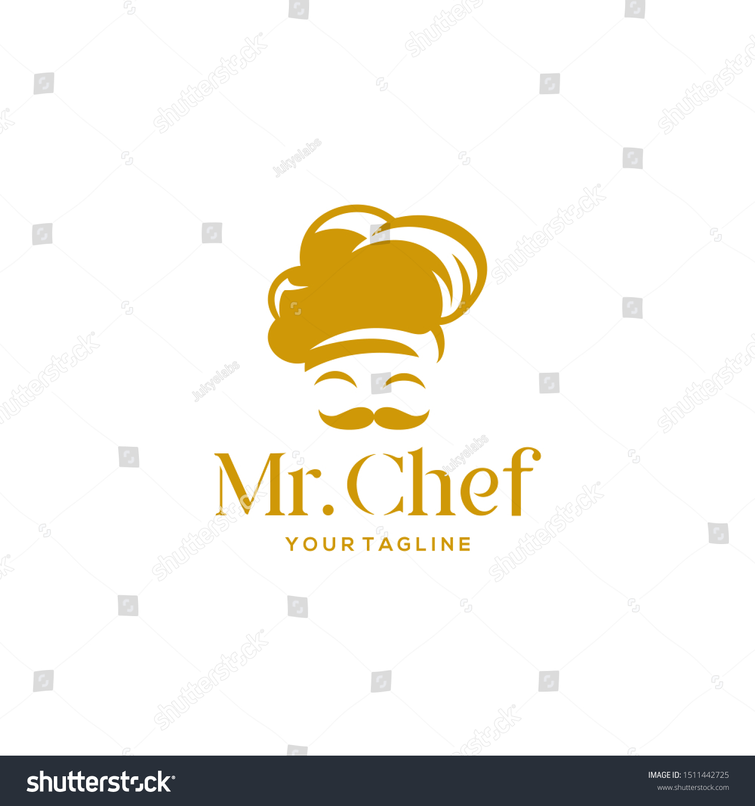 Chef Man Face Logo Vector Illustration: เวกเตอร์สต็อก (ปลอดค่าลิขสิทธิ์ ...