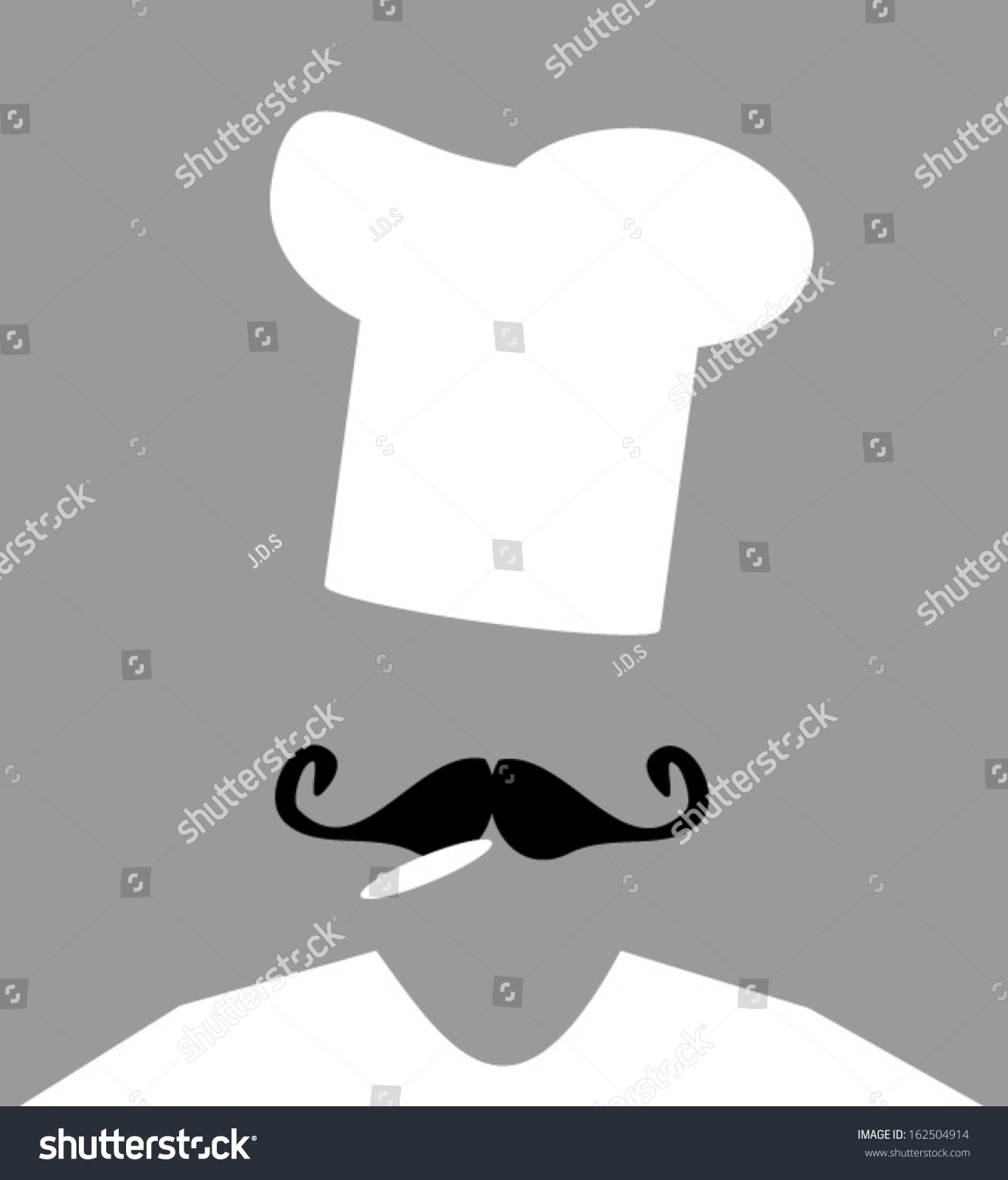 Chef Smoking Marijuana: vector de stock (libre de regalías) 162504914