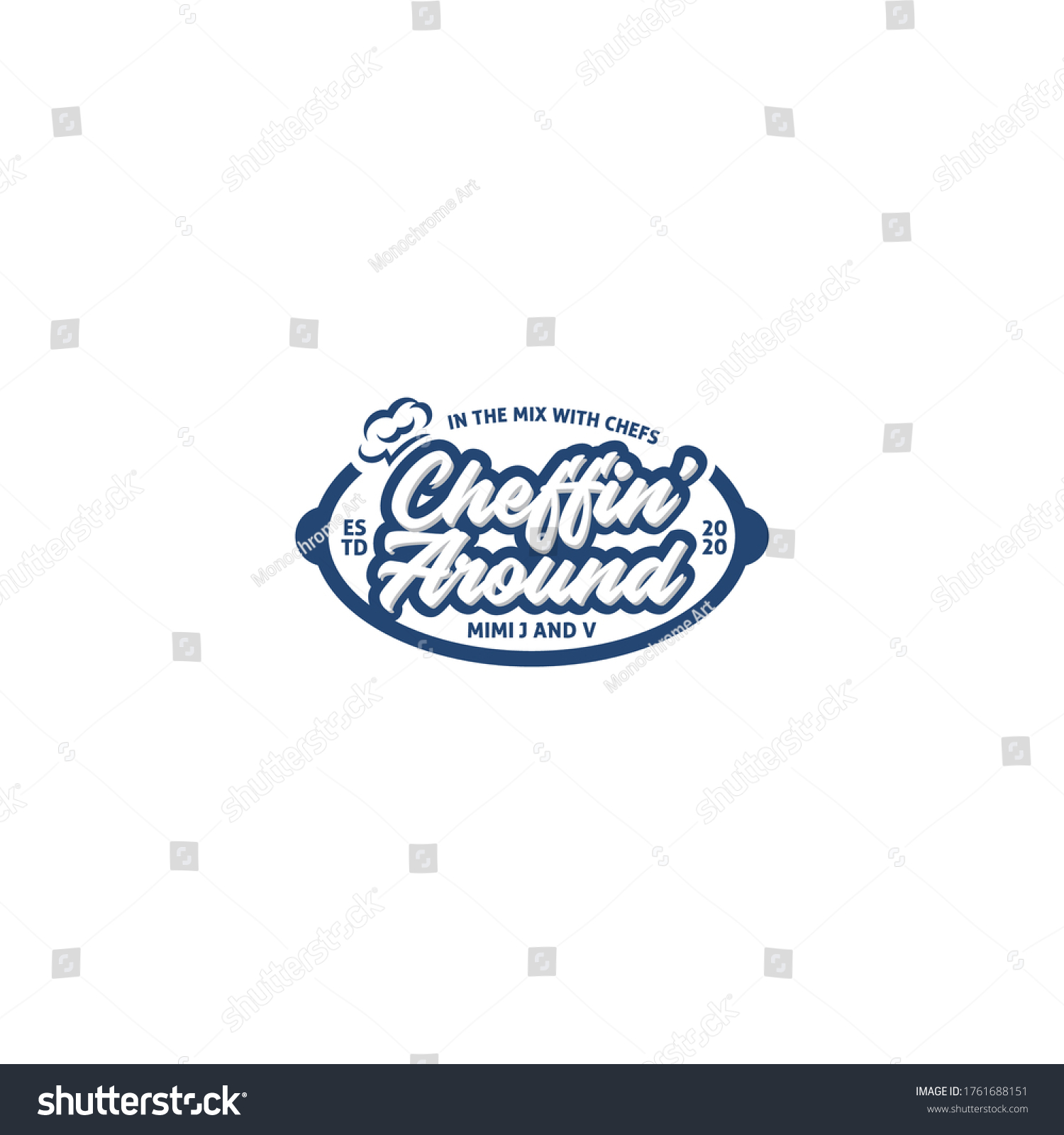 Cheffin Around Logo Designs Vector Stock Vector (Royalty Free ...
