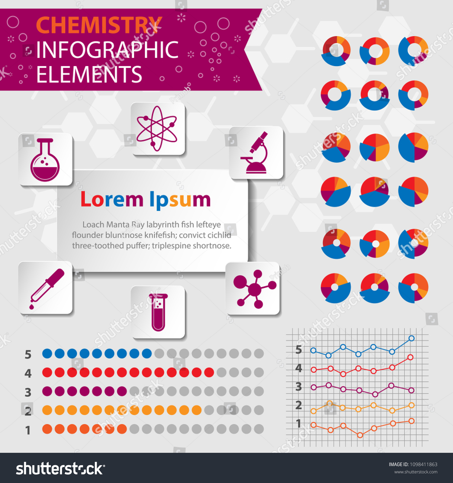 Chemical Infographic Chart Elements Stock Vector (Royalty Free ...