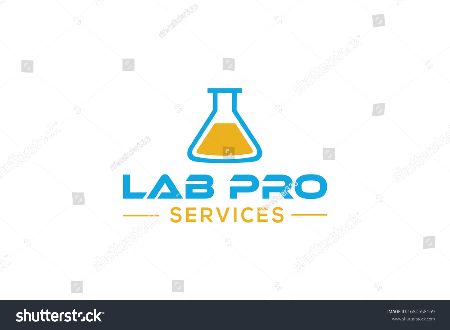 Chemical Lab Logo Design Vector Stock Vector (Royalty Free) 1680558169 ...