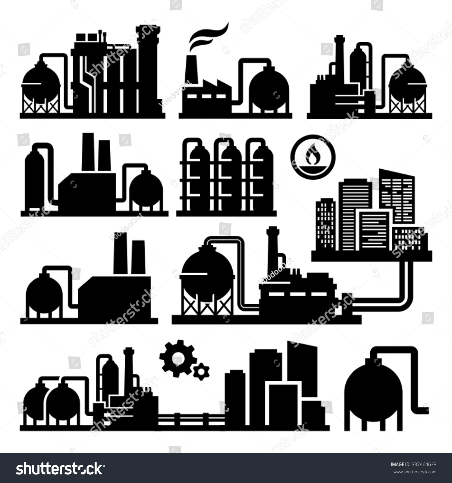 Chemical Plant Factory Vector Icon Stock Vector 337464638 - Shutterstock Chemical Plant Factory Vector Icon Stock Vector 337464638 - Shutterstock