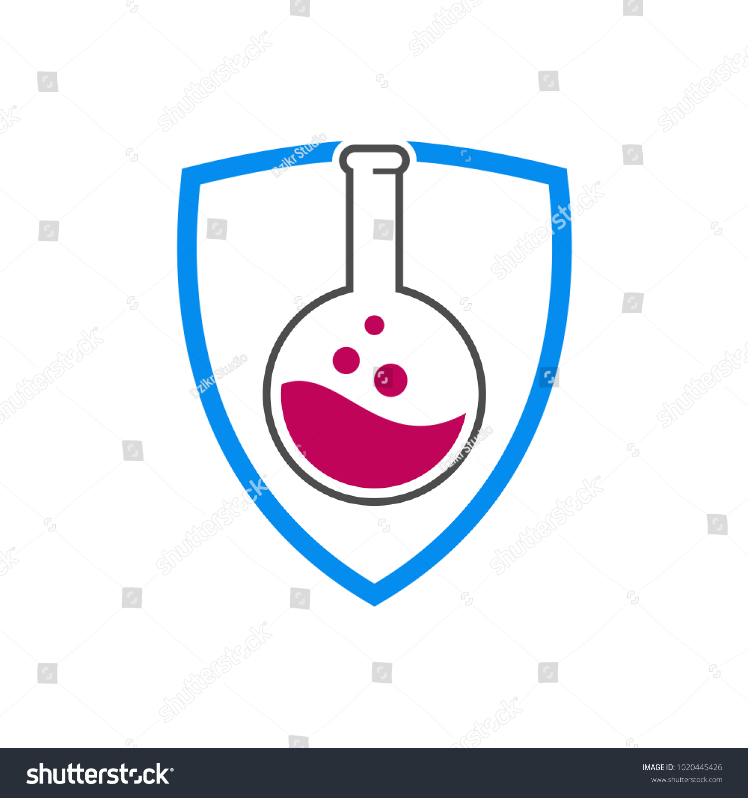 Chemical Shield Logo Stock Vector (Royalty Free) 1020445426 | Shutterstock