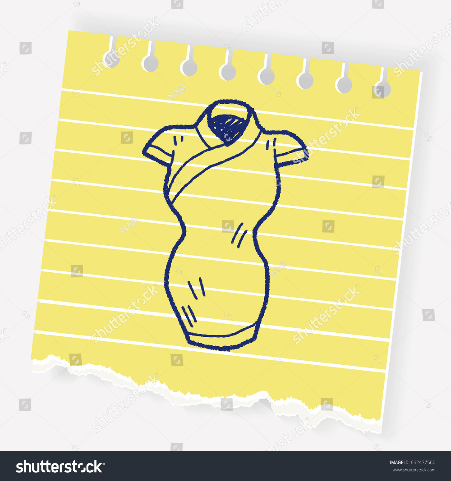 Cheongsam Doodle Stock Vector (Royalty Free) 662477560 | Shutterstock