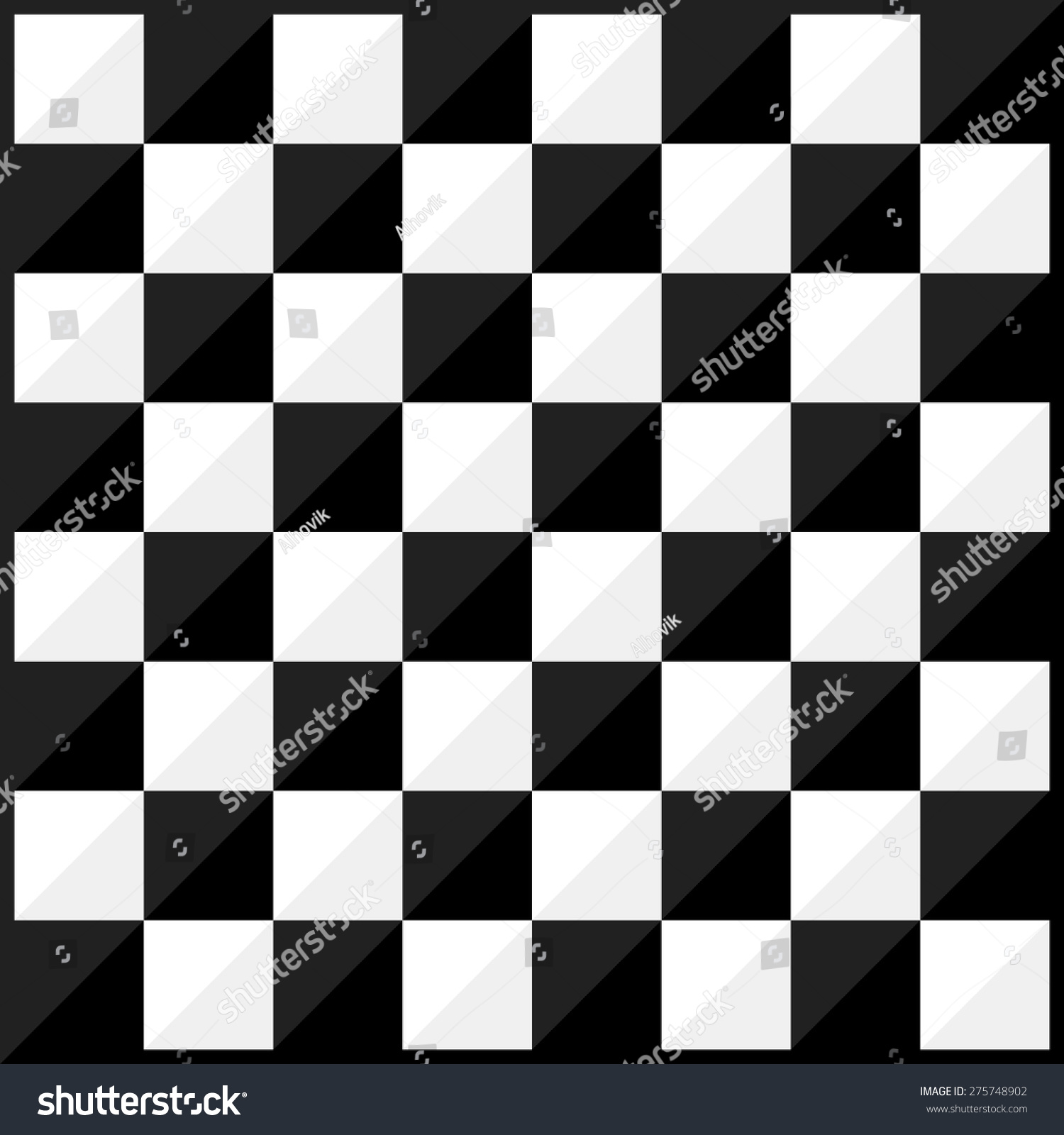 Chess Board Flat Design Style Vector Stock Vector (Royalty Free ...