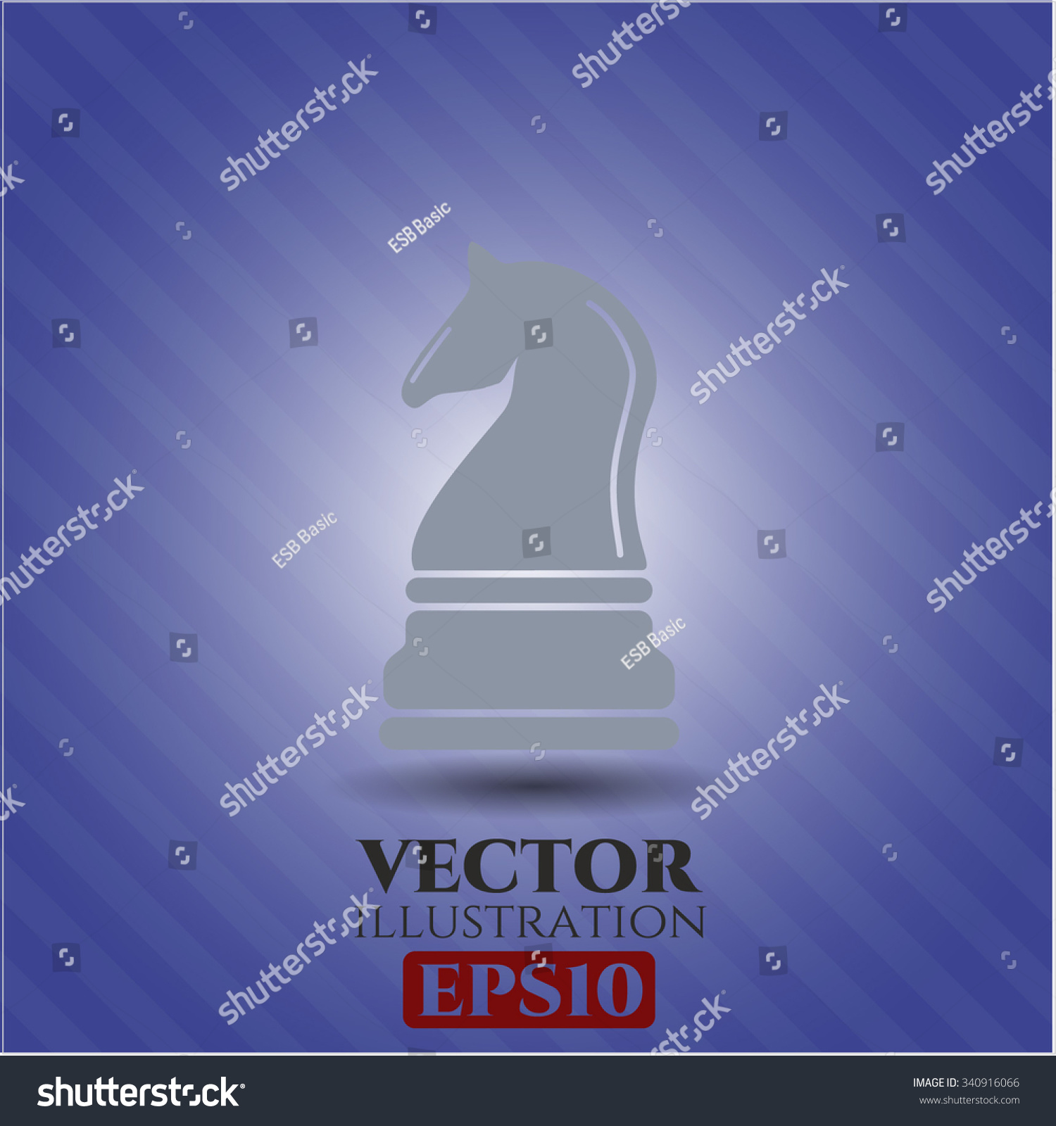 Chess Knight Icon Stock Vector (Royalty Free) 340916066 | Shutterstock