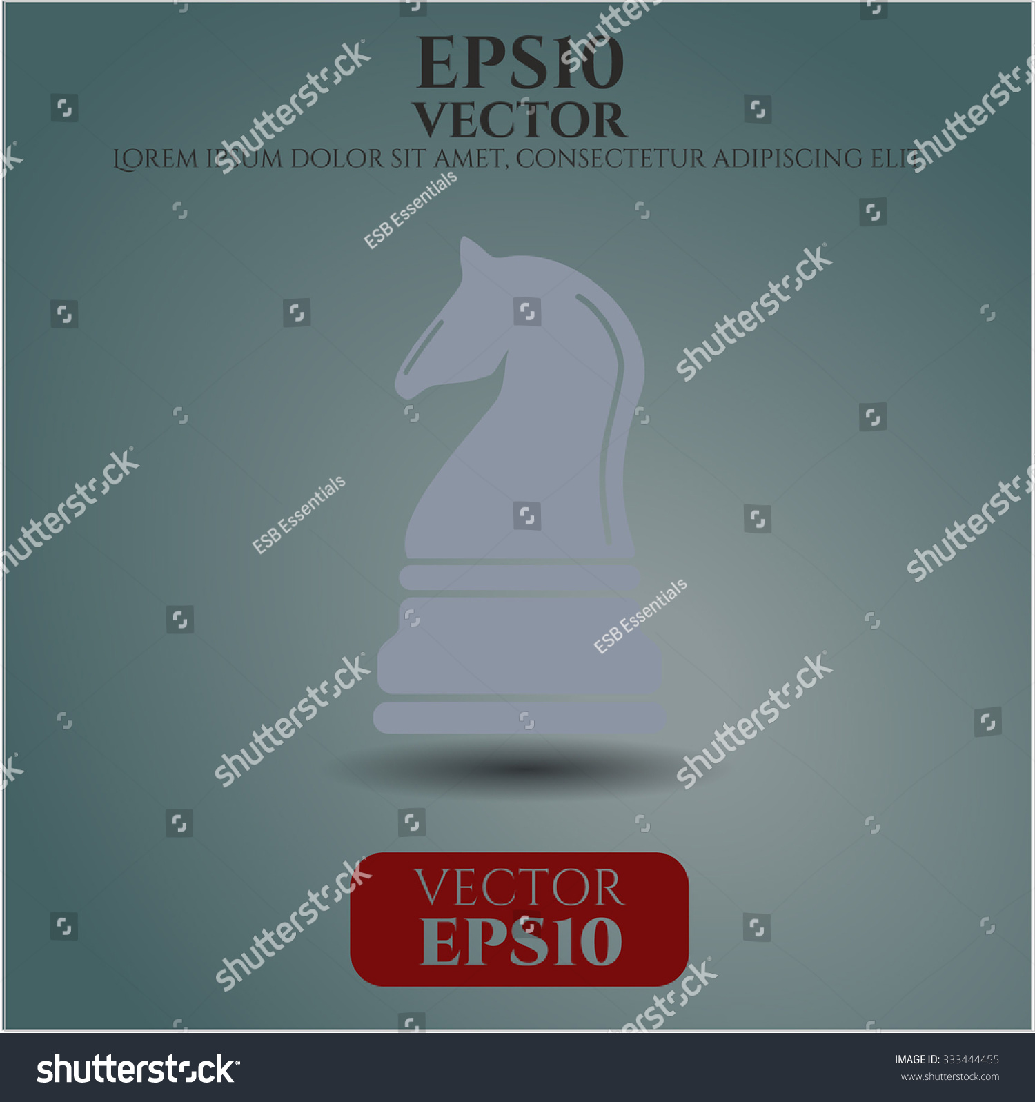 Chess Knight Symbol Stock Vector (Royalty Free) 333444455 | Shutterstock