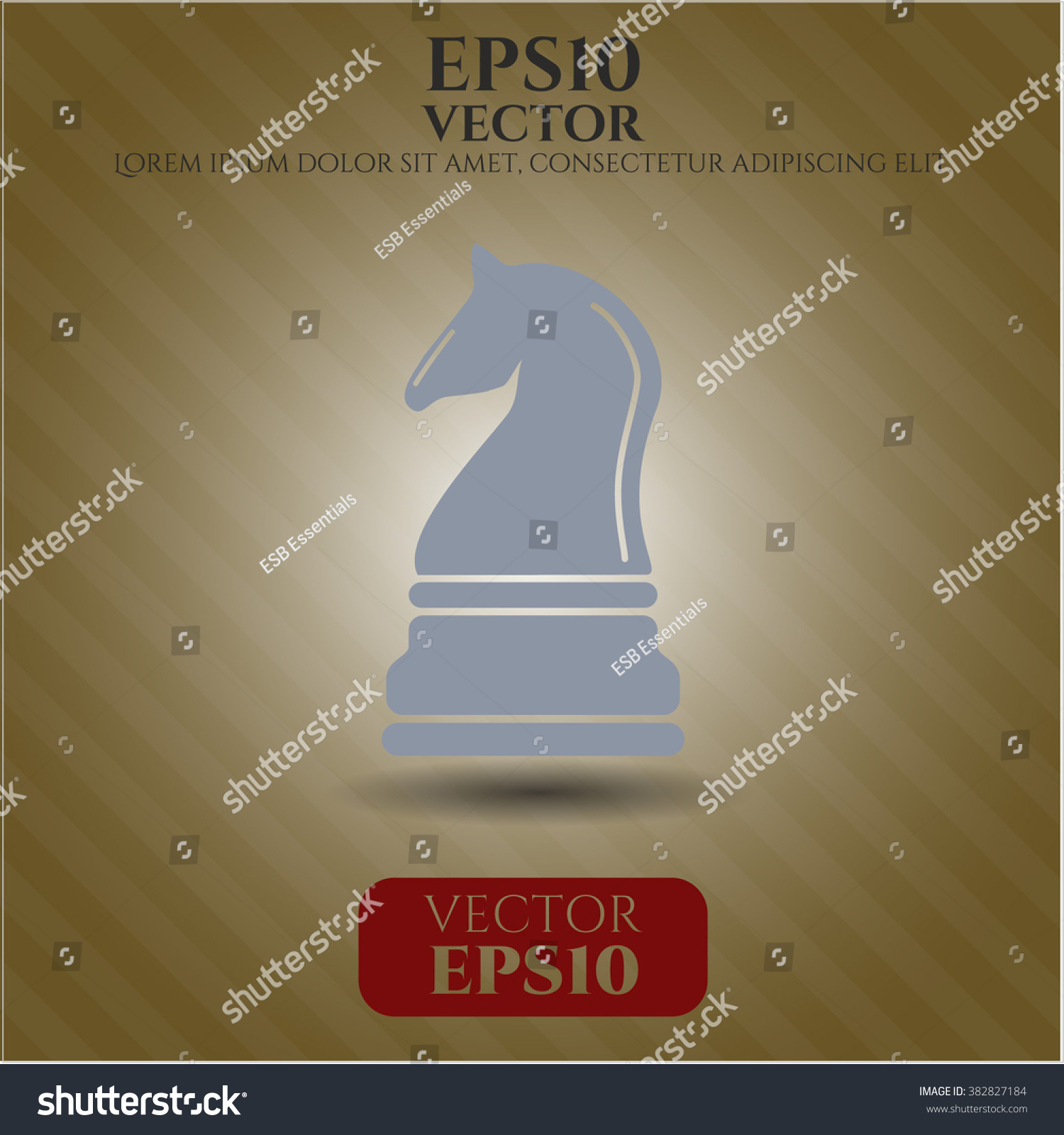 Chess Knight Symbol Stock Vector (Royalty Free) 382827184 | Shutterstock