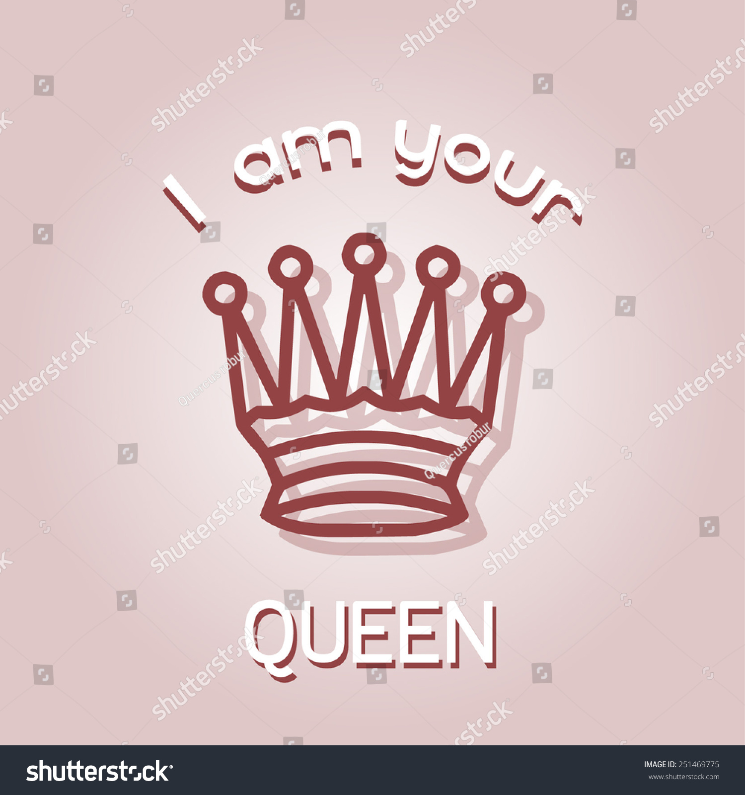 Chess Queen Symbol Vector Illustration Stock Vector (Royalty Free ...