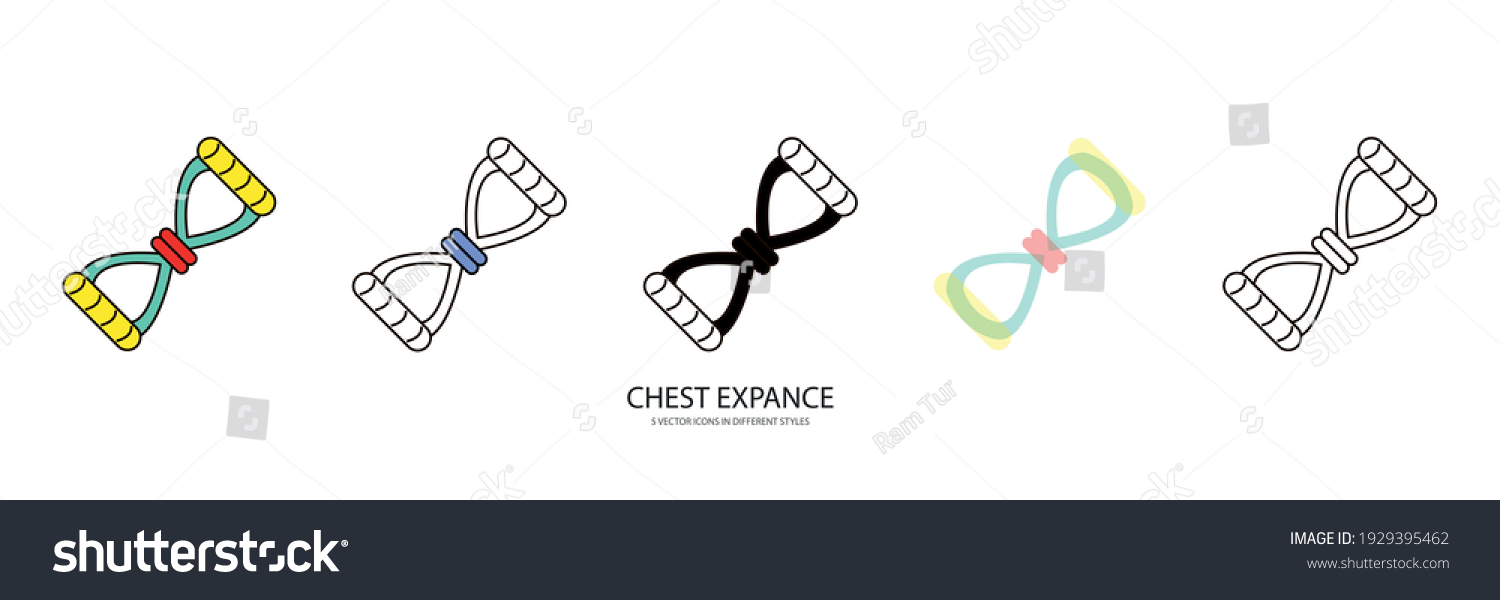 Chest Expanse Vector Type Icon: เวกเตอร์สต็อก (ปลอดค่าลิขสิทธิ์ ...