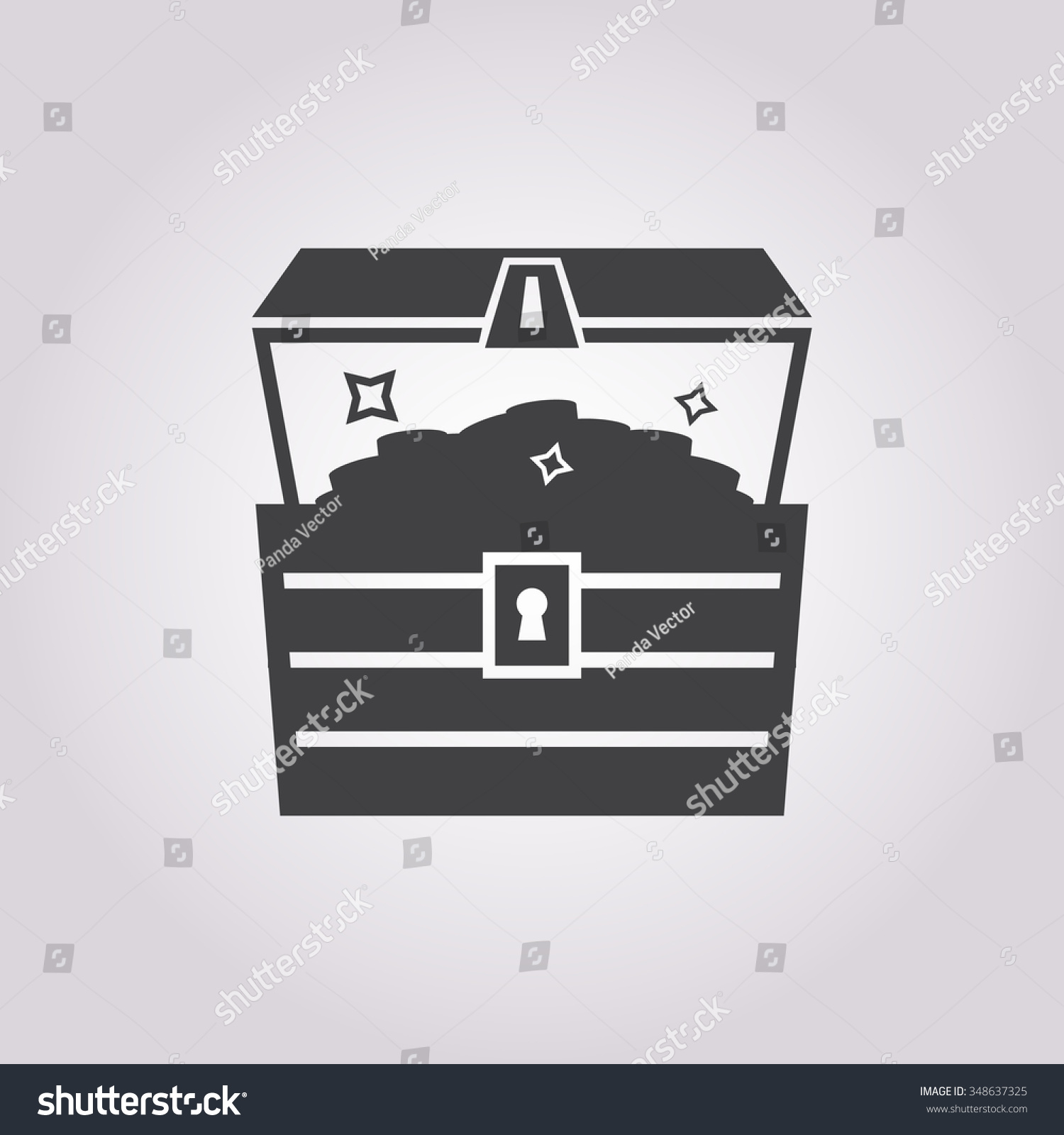 Chest Icon. Stock Vector Illustration 348637325 : Shutterstock