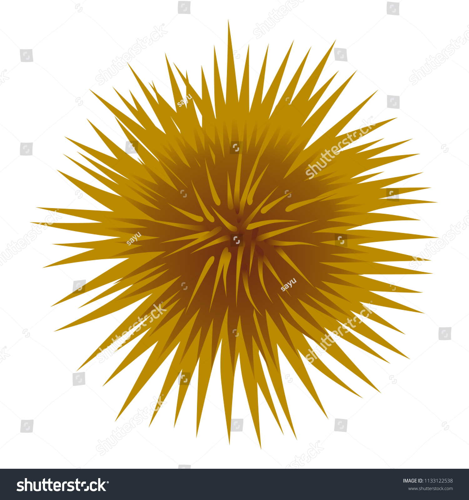 Chestnut Shell Clip Art Stock Vector (Royalty Free) 1133122538 ...