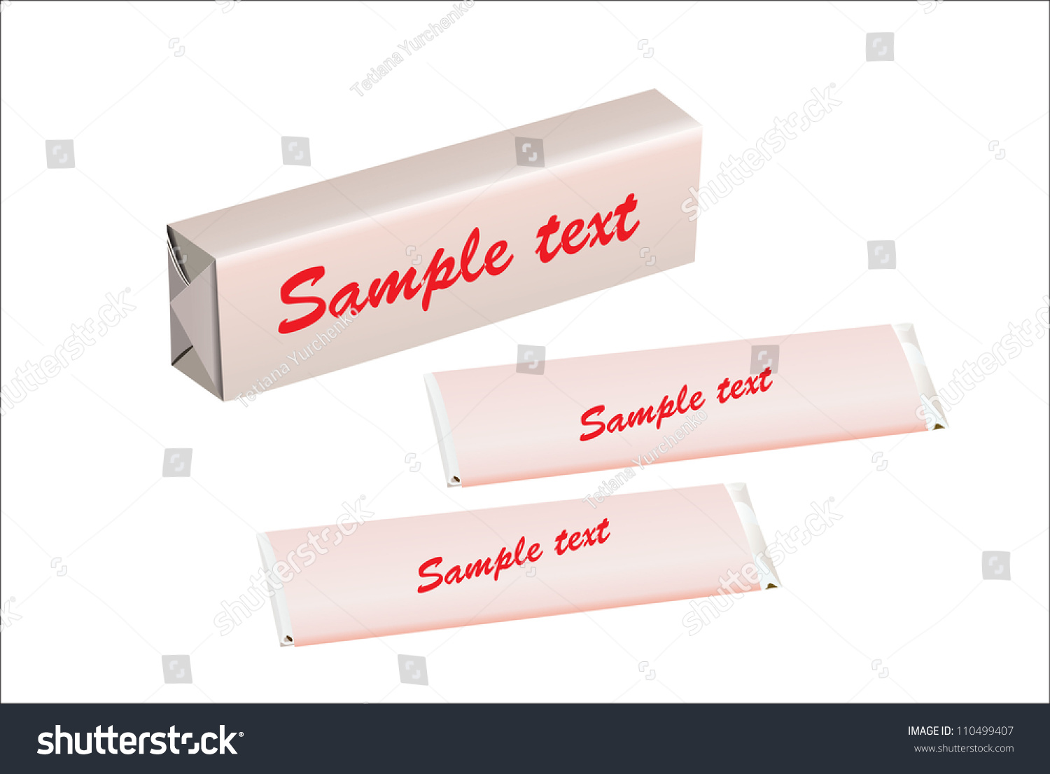 Chewing Gum Isolated Stock Vector (Royalty Free) 110499407 | Shutterstock
