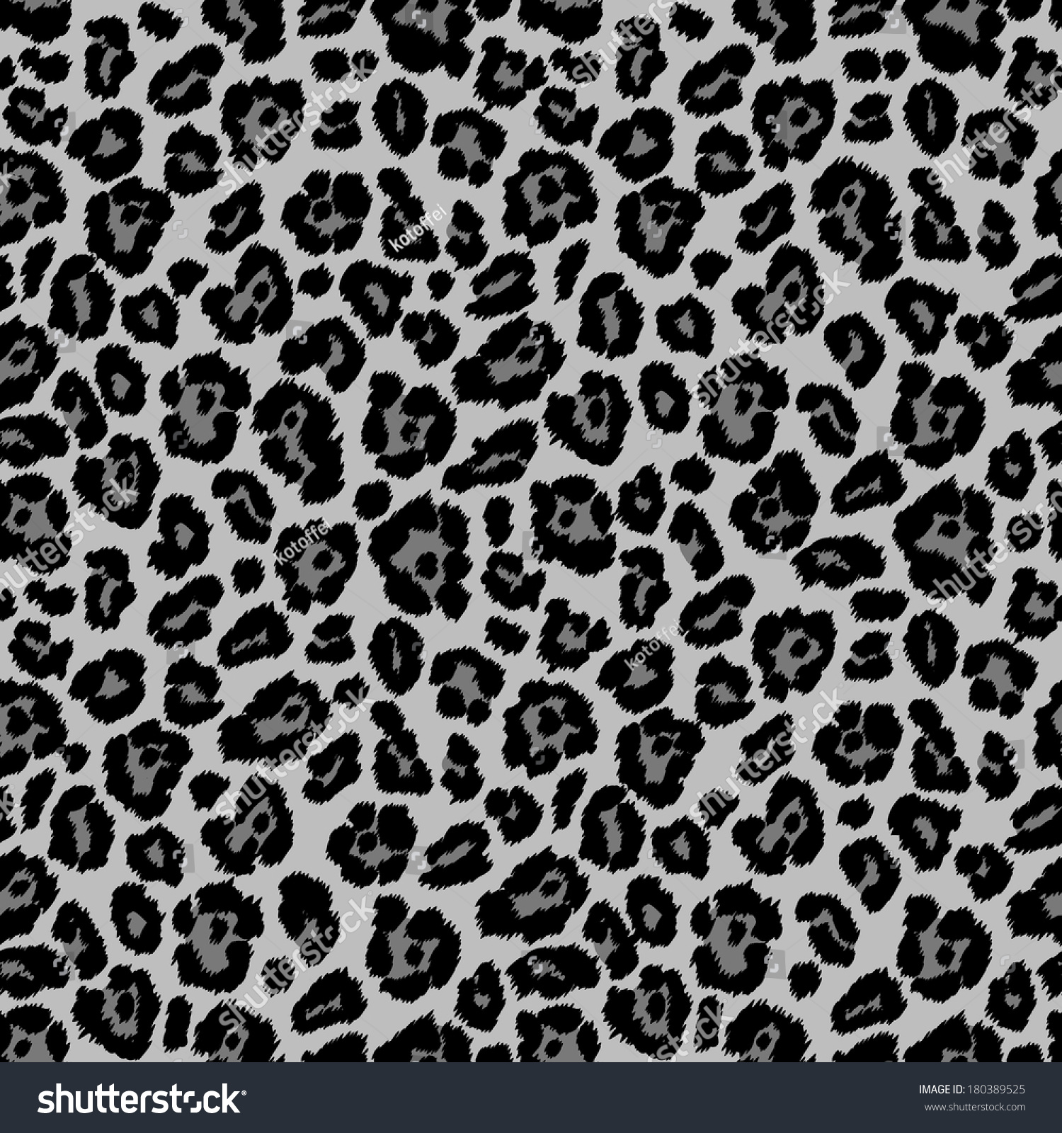 Chic Vector Seamless Patterns (Tiling). Animal Print, Snow Leopard ...