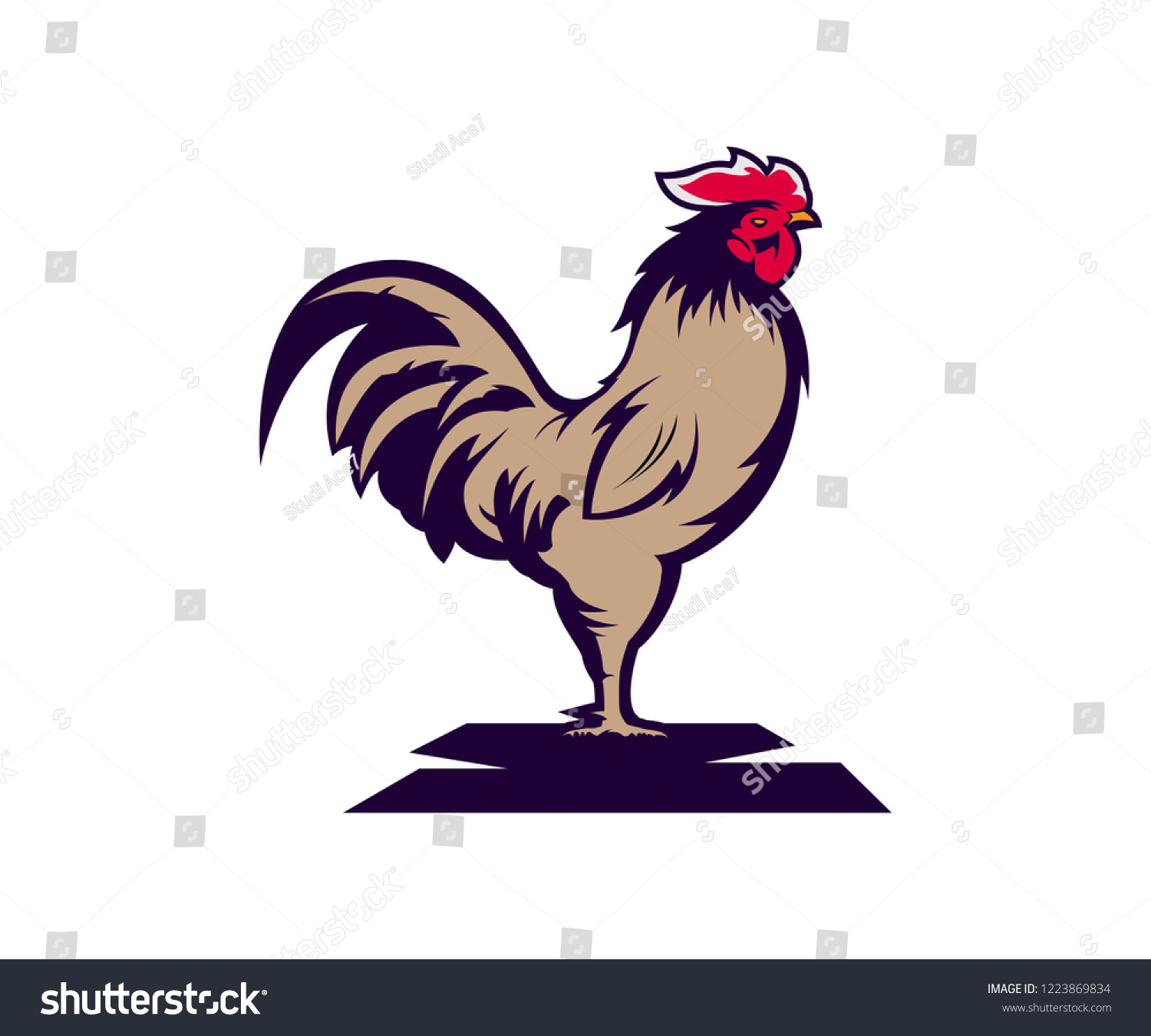 Chicken Logo Designs Stock Vector (Royalty Free) 1223869834 | Shutterstock