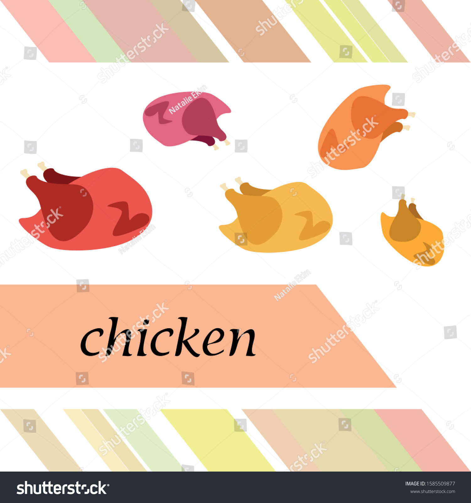 Chicken Meat Cartoon Vector Illustration Food: เวกเตอร์สต็อก (ปลอดค่า ... Chicken Meat Cartoon Vector Illustration Food: เวกเตอร์สต็อก (ปลอดค่า ...