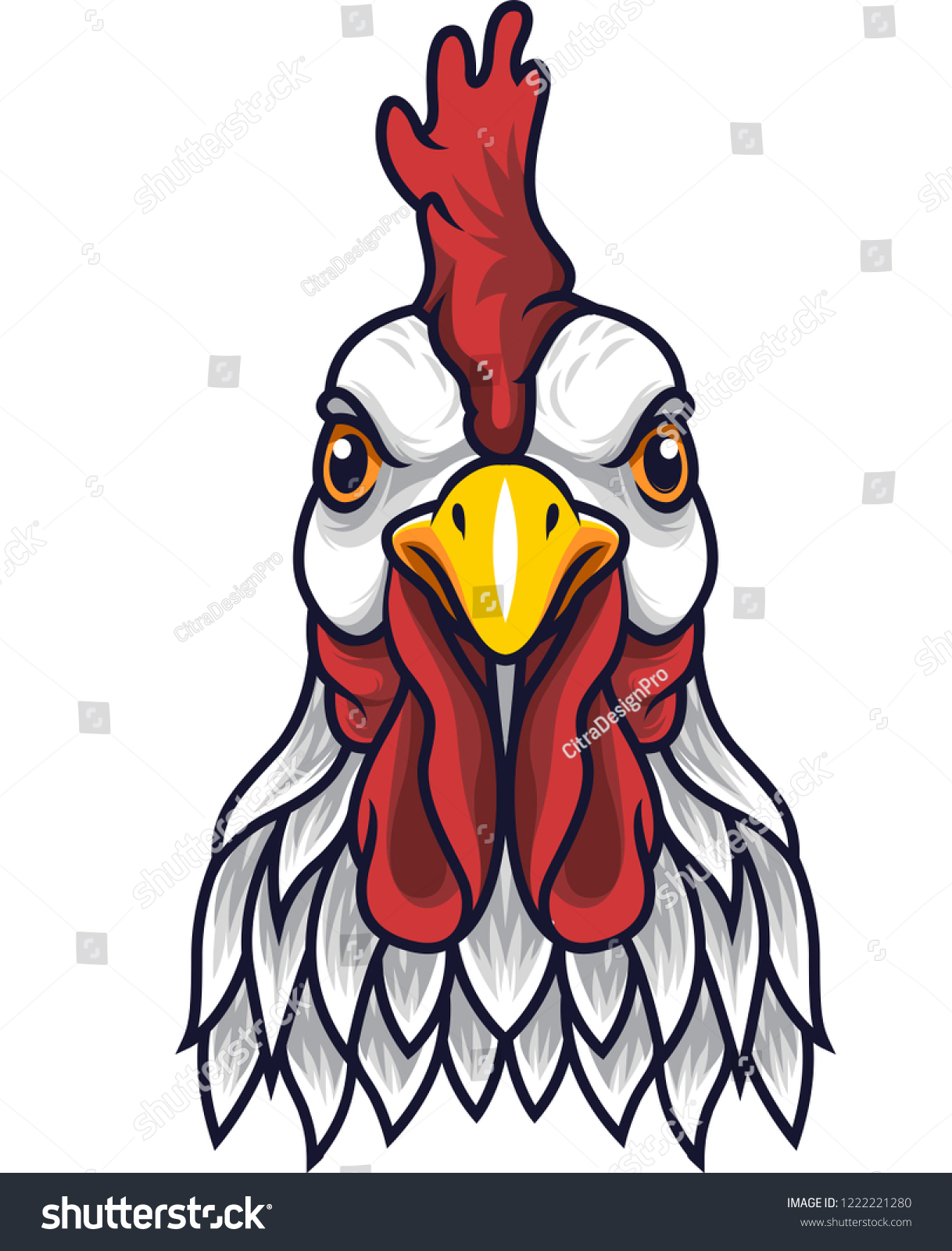 2,444 Chicken front Stock Illustrations, Images & Vectors | Shutterstock