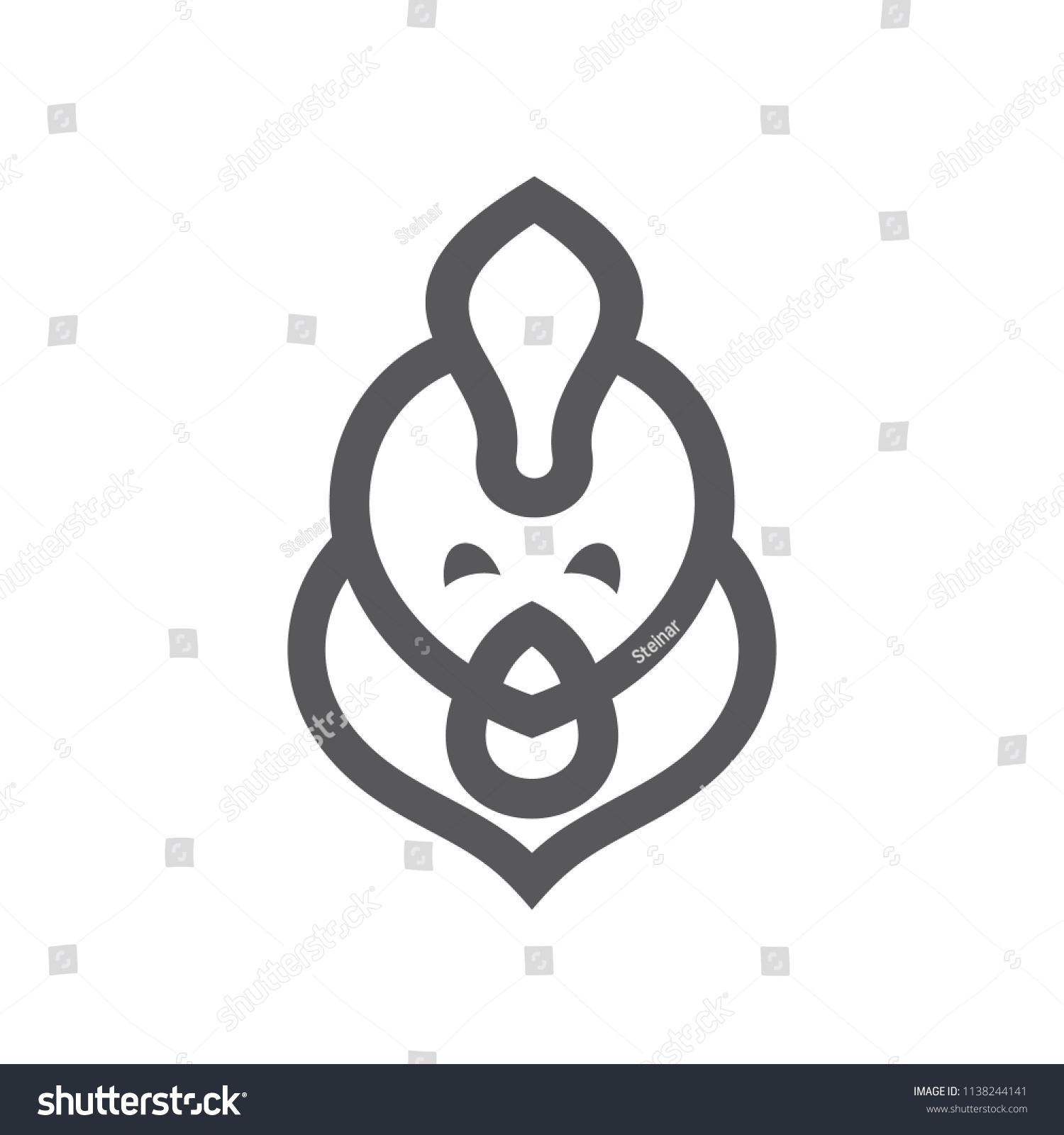 Chicken Simple Sign Stock Vector (Royalty Free) 1138244141 | Shutterstock