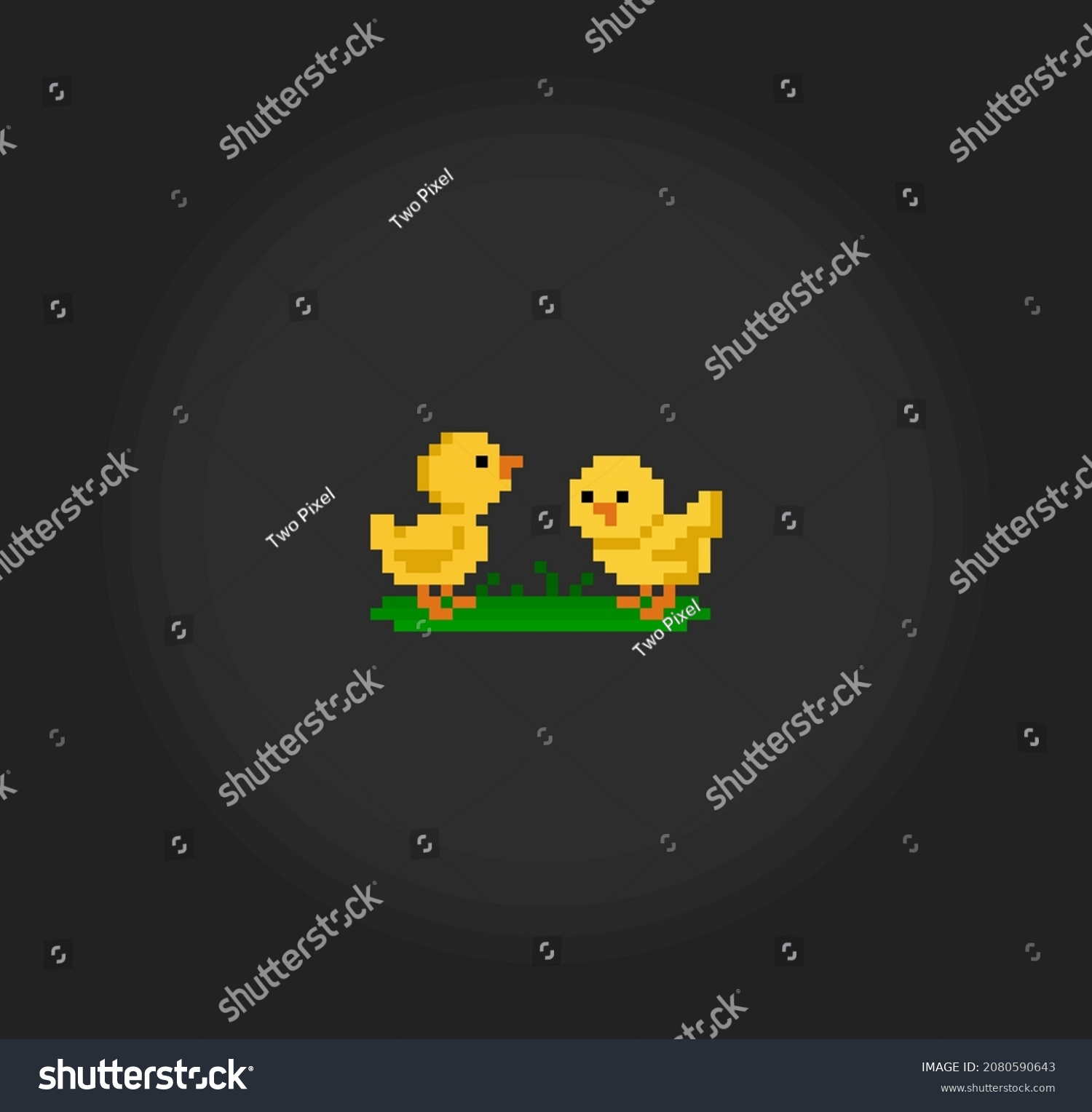 Chicks 8 Bit Pixels Animal Game Stock Vector (Royalty Free) 2080590643 Chicks 8 Bit Pixels Animal Game Stock Vector (Royalty Free) 2080590643