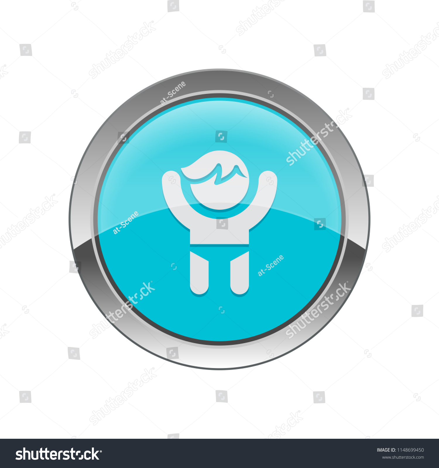 Child App Icon Stock Vector (Royalty Free) 1148699450 | Shutterstock