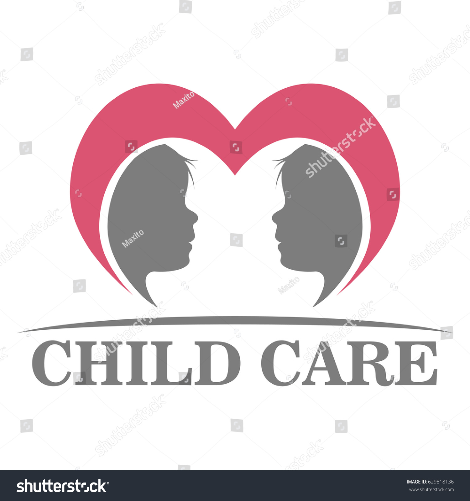 Child Care Logo Design 스톡 벡터(로열티 프리) 629818136 | Shutterstock