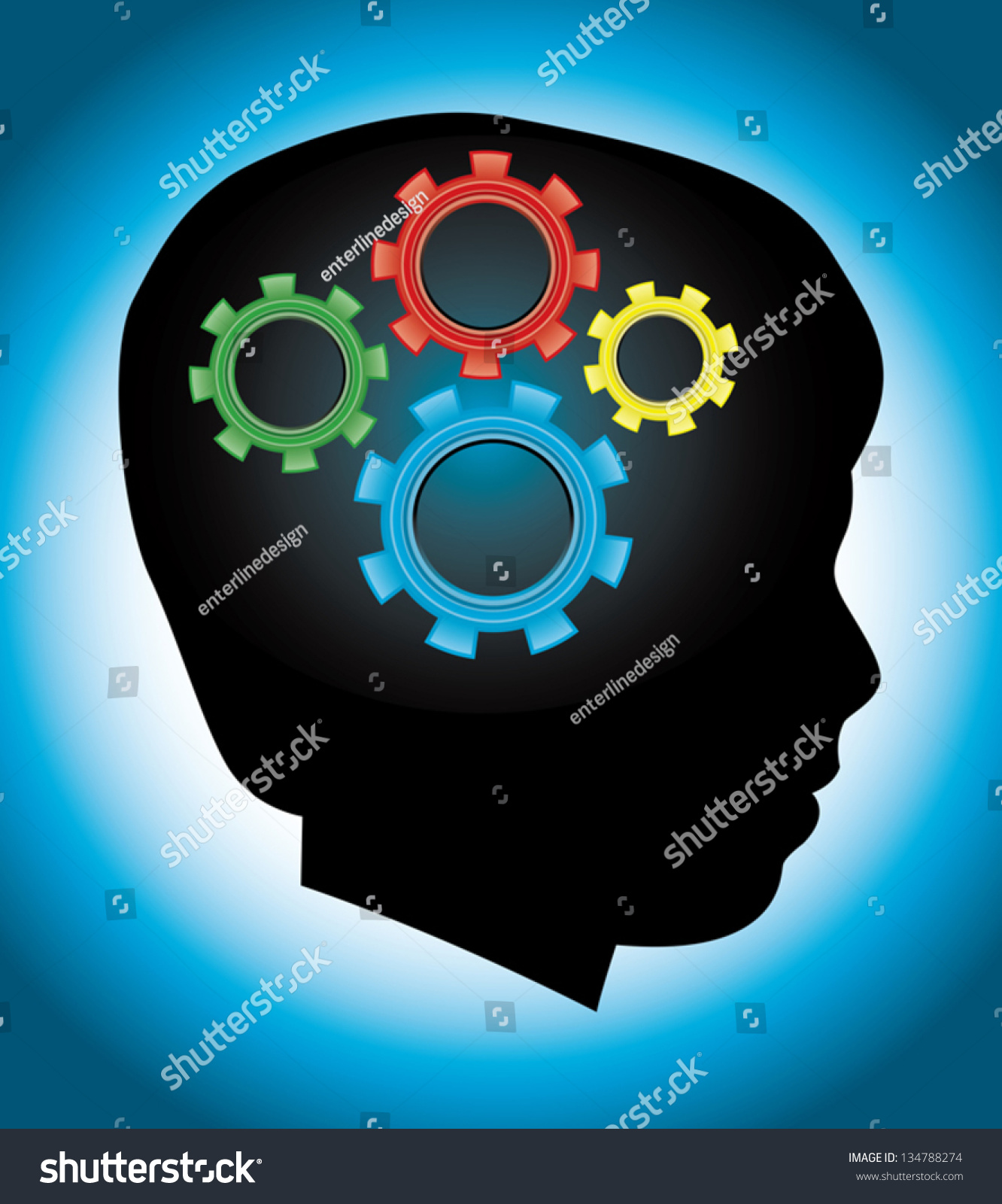 Child Development Learning Education Behavior Autism Stock Vector ...
