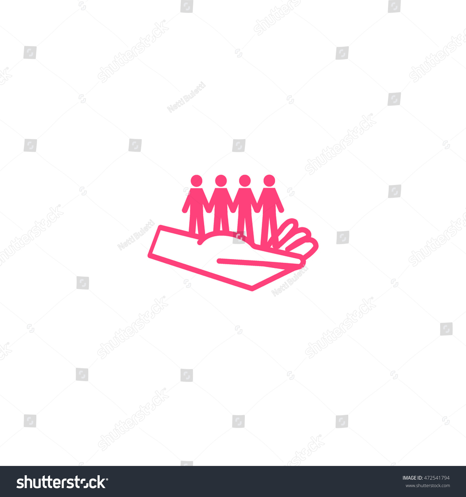 Child Hand Icon Stock Vector (Royalty Free) 472541794 | Shutterstock