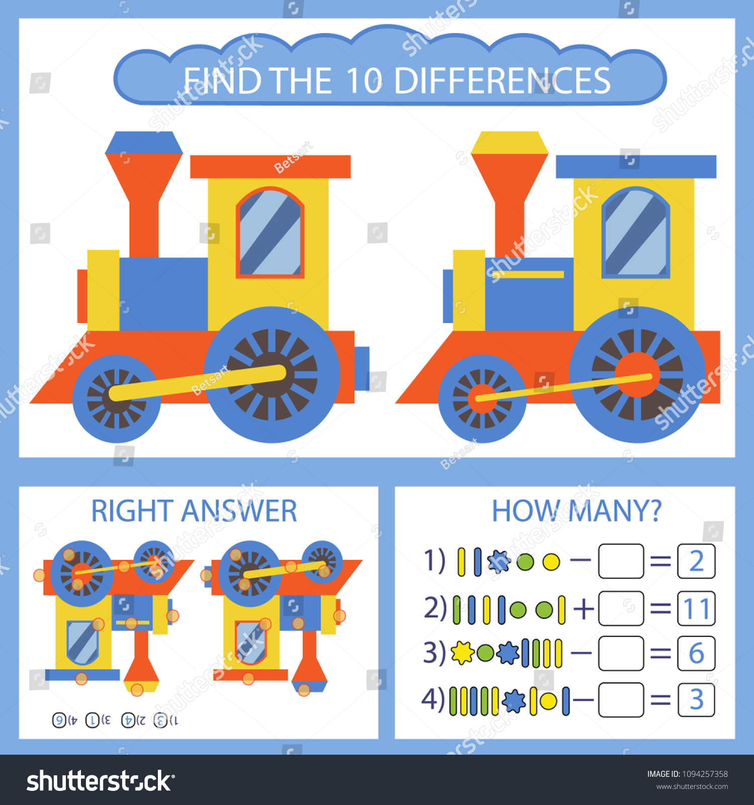 Children Funny Game Find Difference Two Stock Vector (Royalty Free ... Children Funny Game Find Difference Two Stock Vector (Royalty Free ...