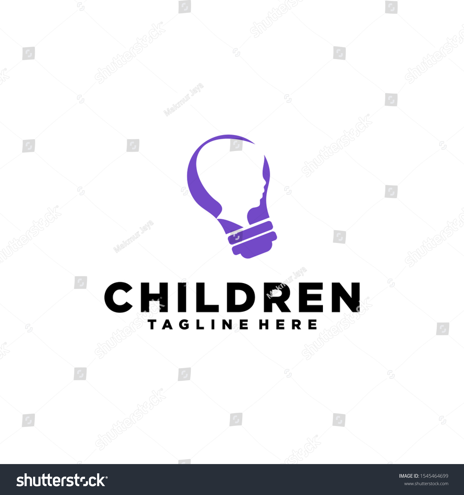 Children Logo Template Vector Kids Logo Stock Vector (Royalty Free ...