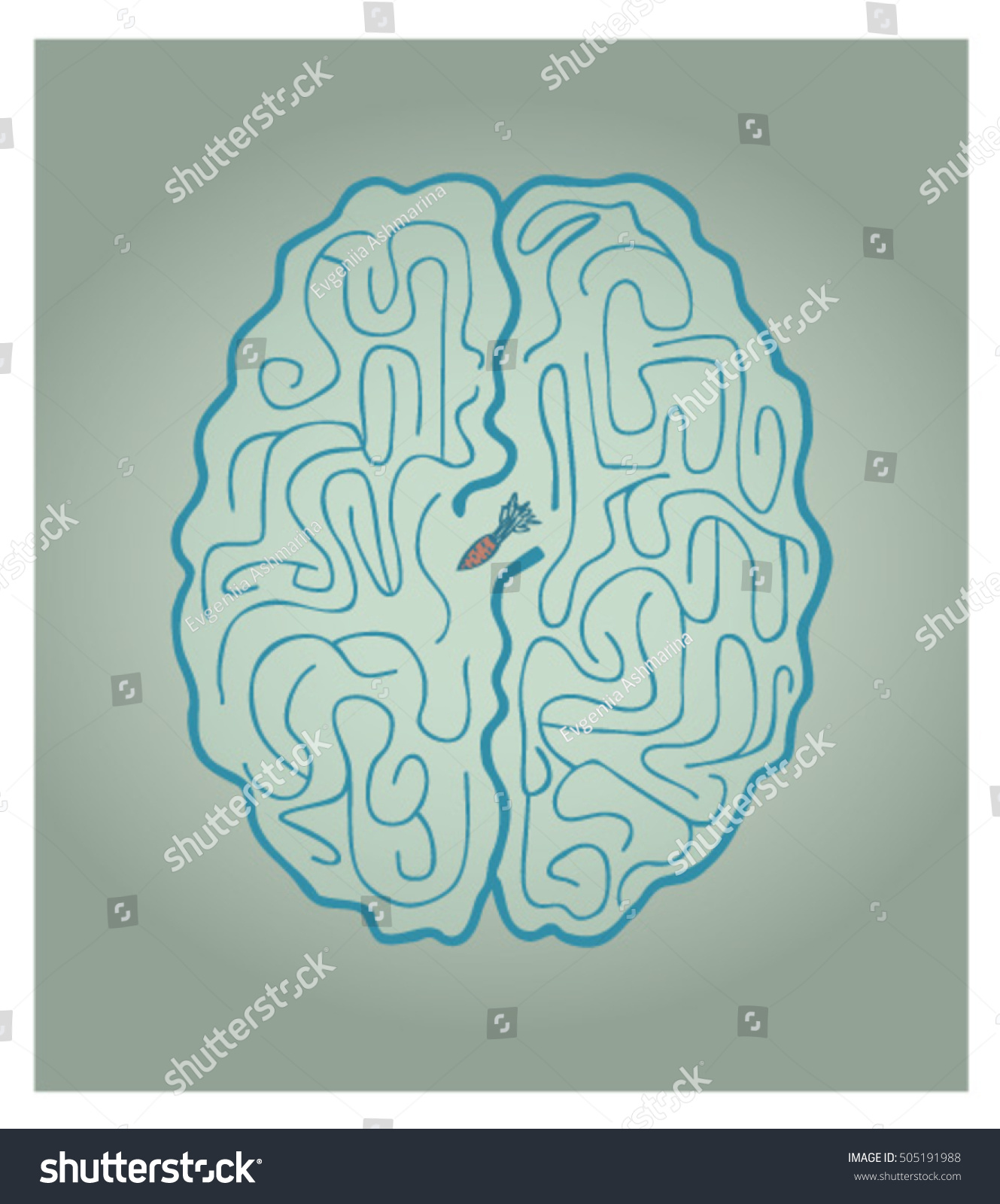 Childrens Brain Development Stock Vector (Royalty Free) 505191988 ...