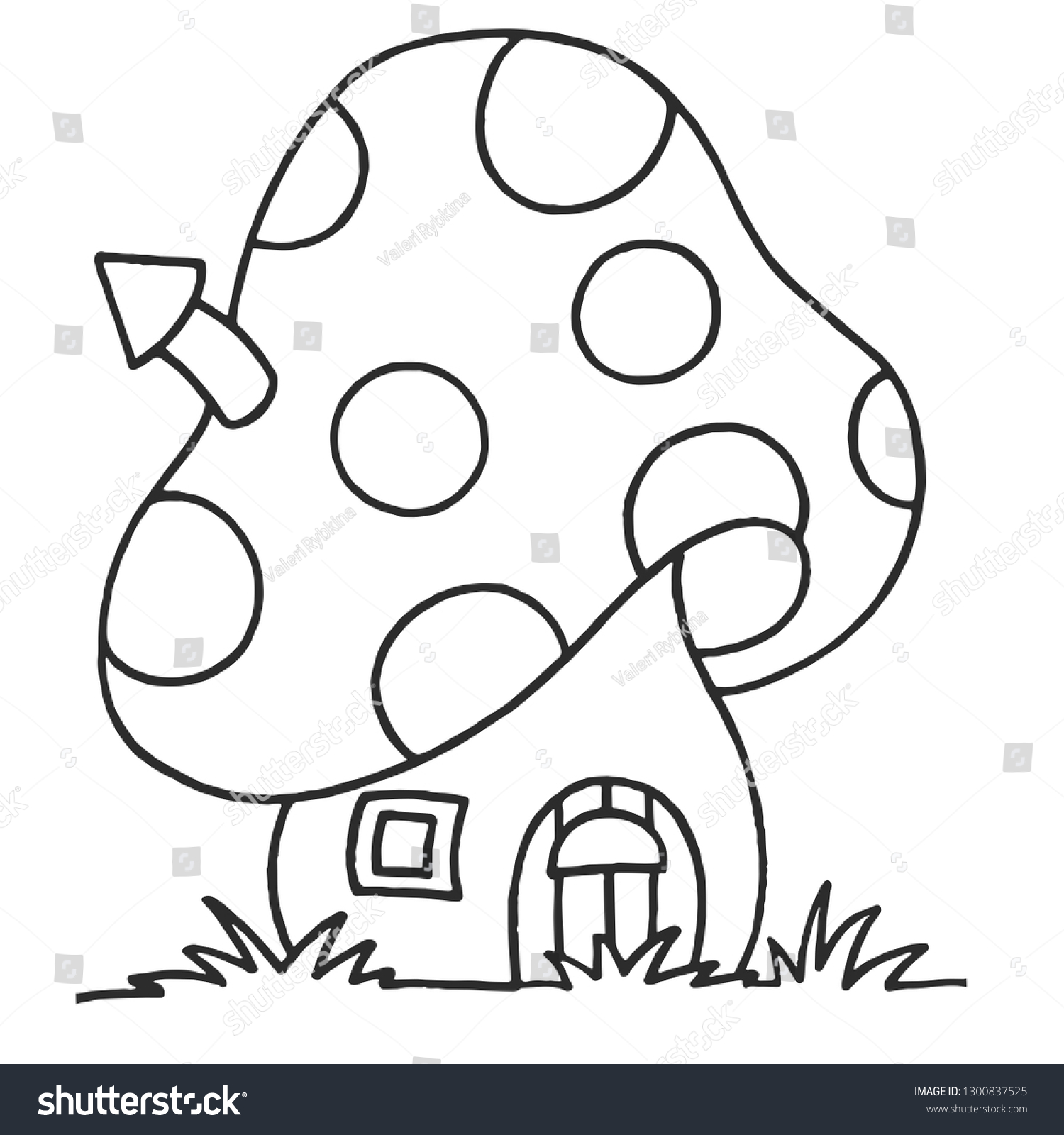 Childrens Coloring Vector Format Stock Vector (Royalty Free) 1300837525