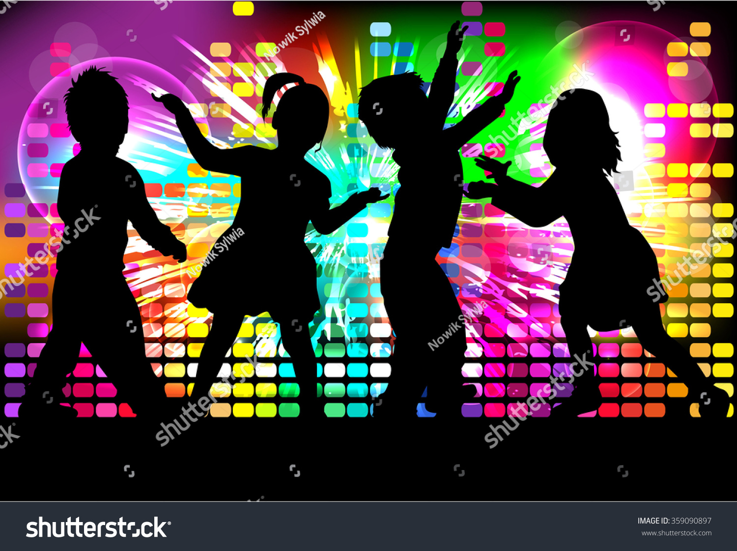 7,225 Kids disco party Images, Stock Photos & Vectors | Shutterstock