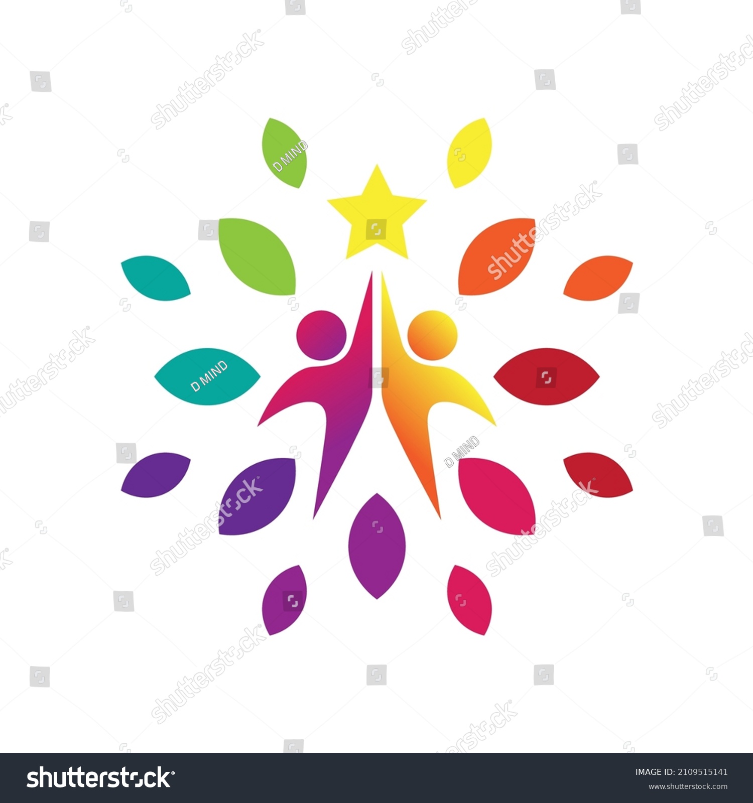 Children Star Logo Design Element Stock Vector (Royalty Free ...