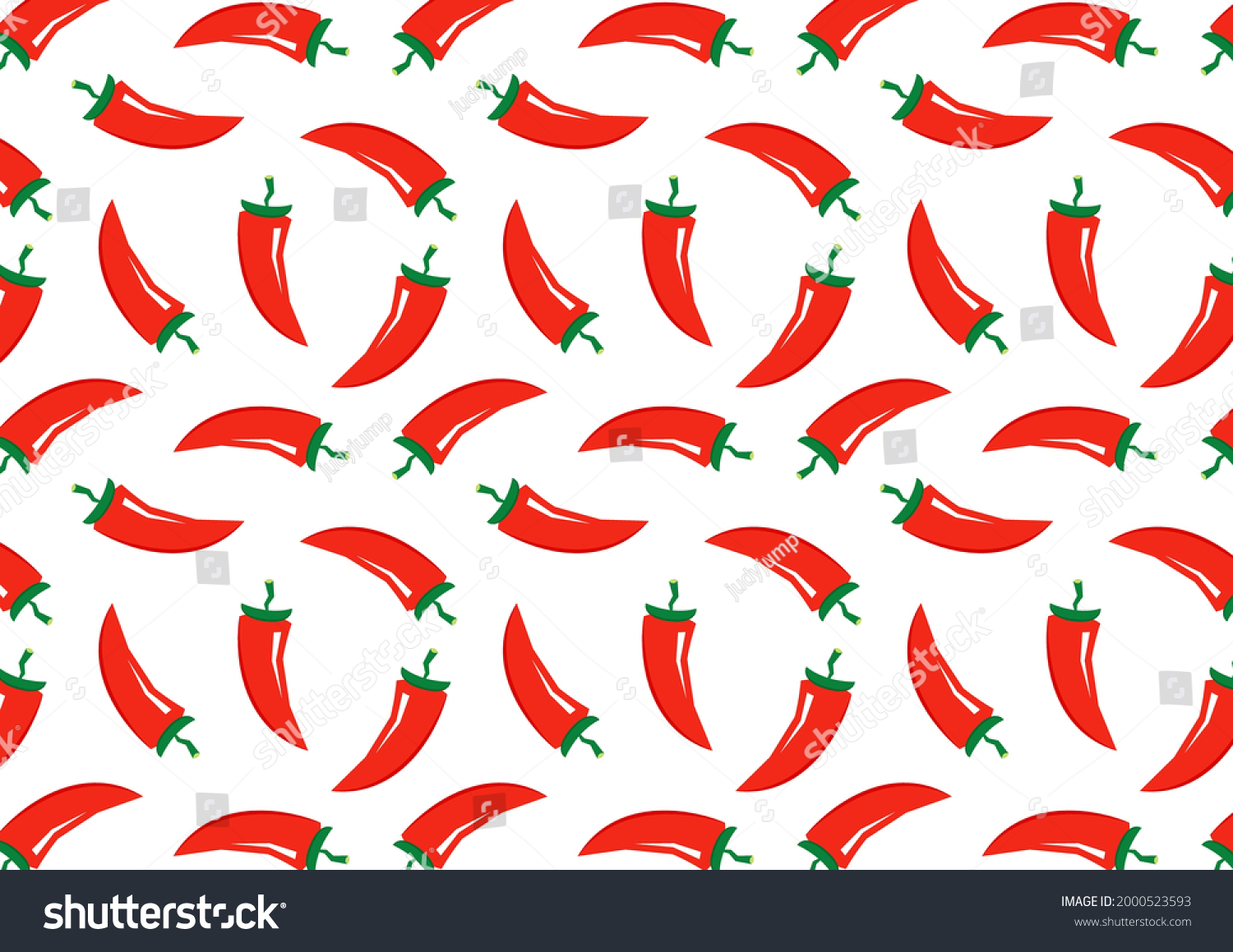 Chili Pattern Wallpaper Chili Symbol Vector Stock Vector (Royalty Free ...