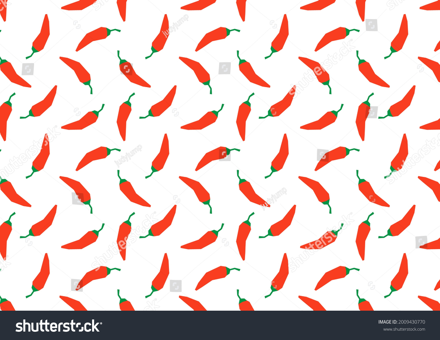Chili Pattern Wallpaper Chili Symbol Vector Stock Vector (Royalty Free ...