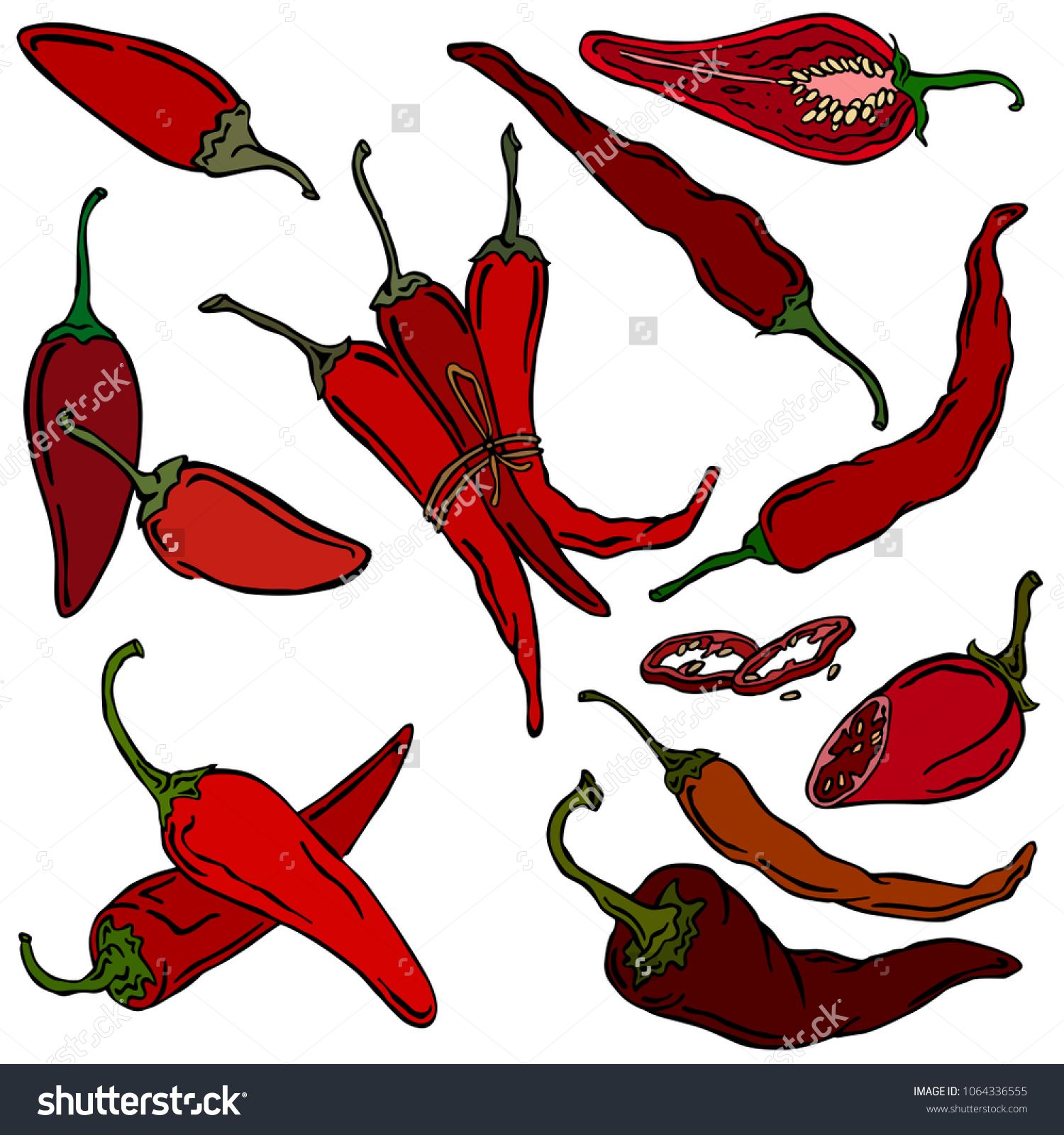 54,236 Chilli pepper black background Images, Stock Photos & Vectors ...