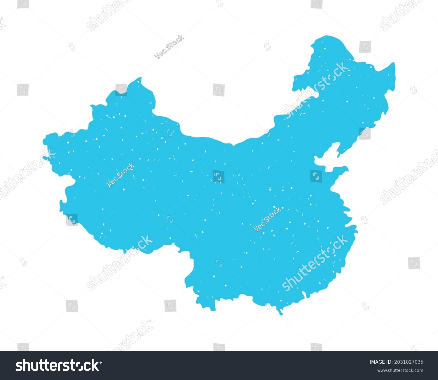 China Map Icon On White Background Stock Vector (Royalty Free ...