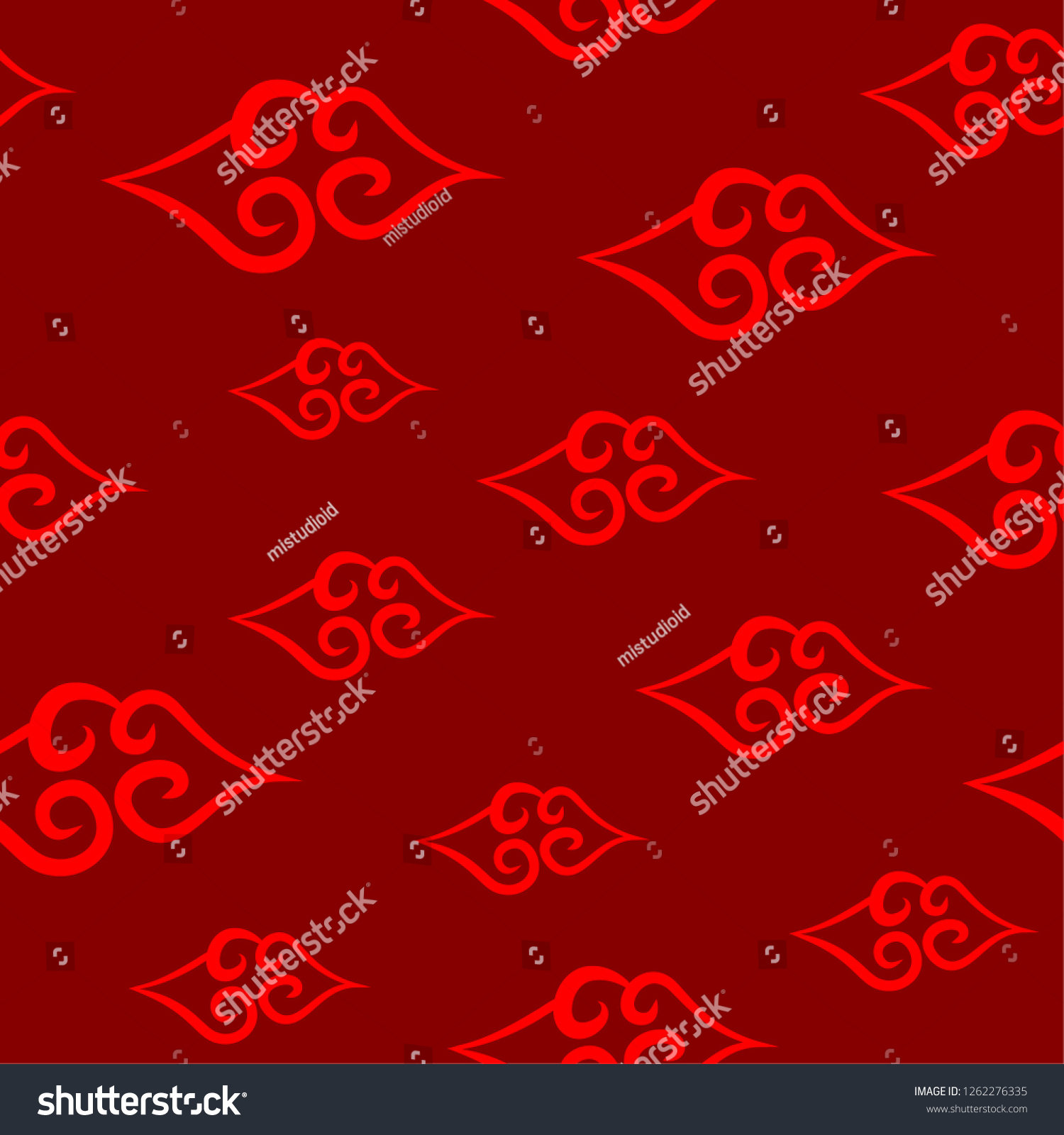 Chinese Seamless Pattern Asian Traditional Pattern Stock Vector ...