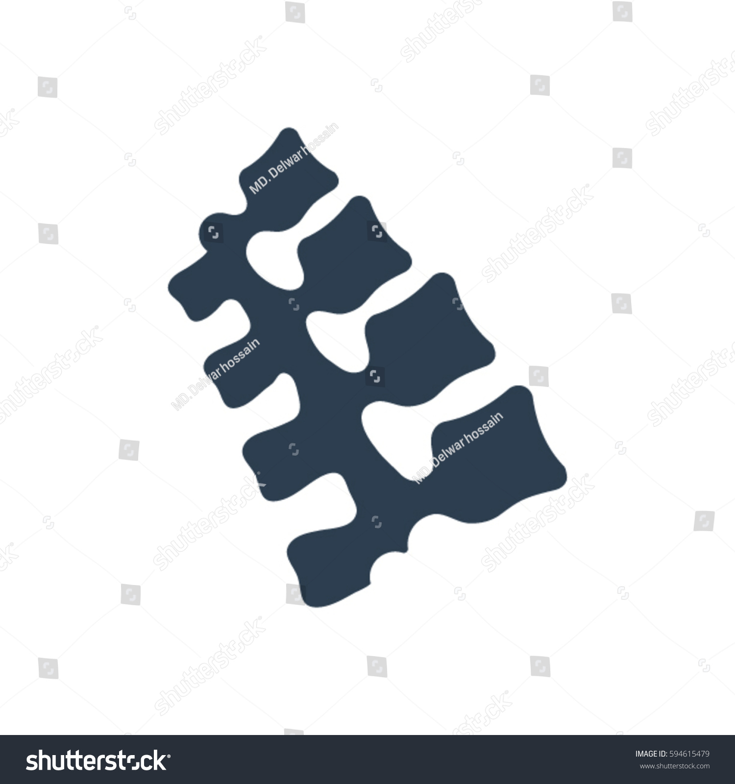 Chiropractic Icon Stock Vector (Royalty Free) 594615479 | Shutterstock