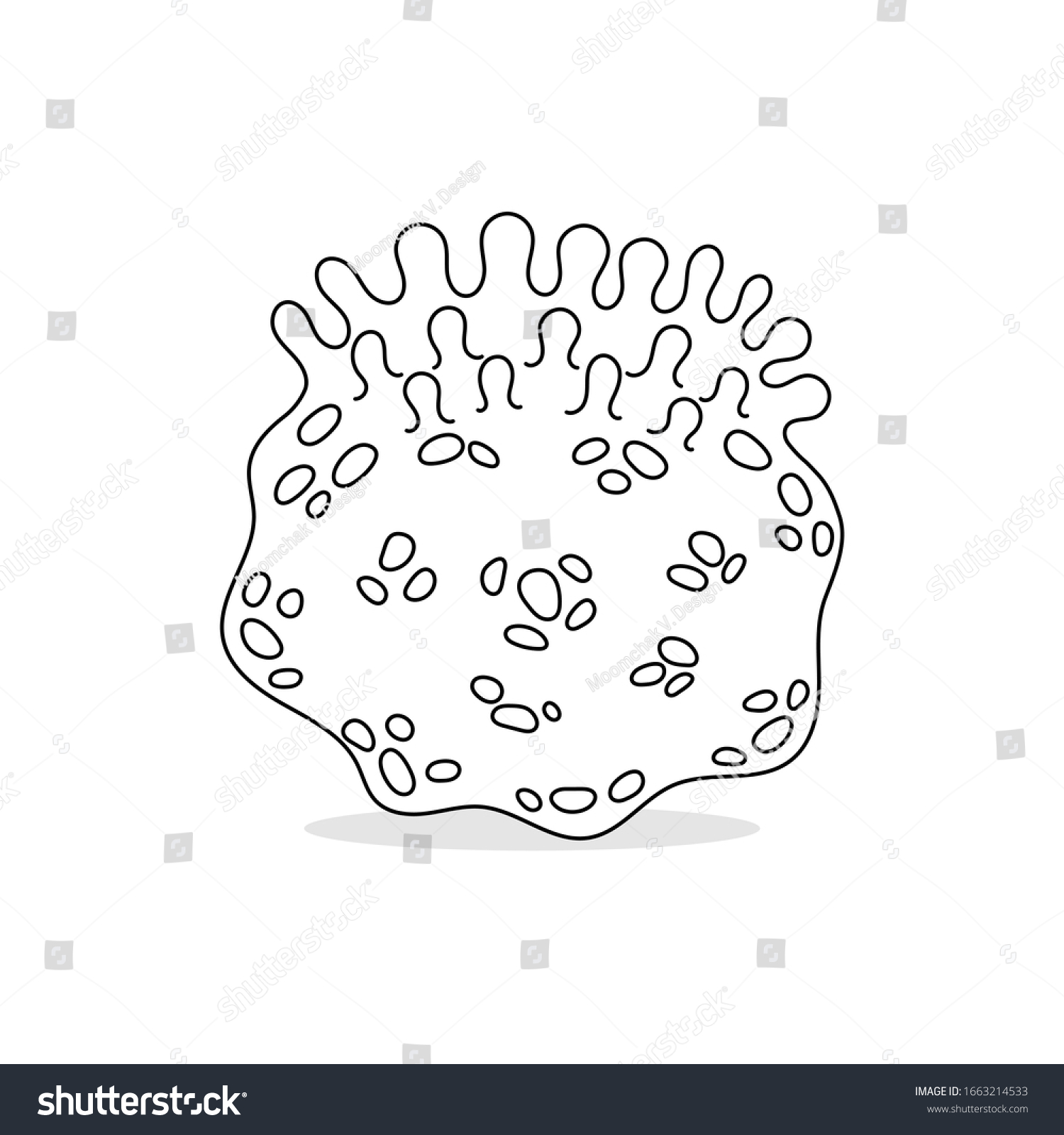 Chlamydia Disease Microorganisms Vector Illustration Isolated: стоковая ...