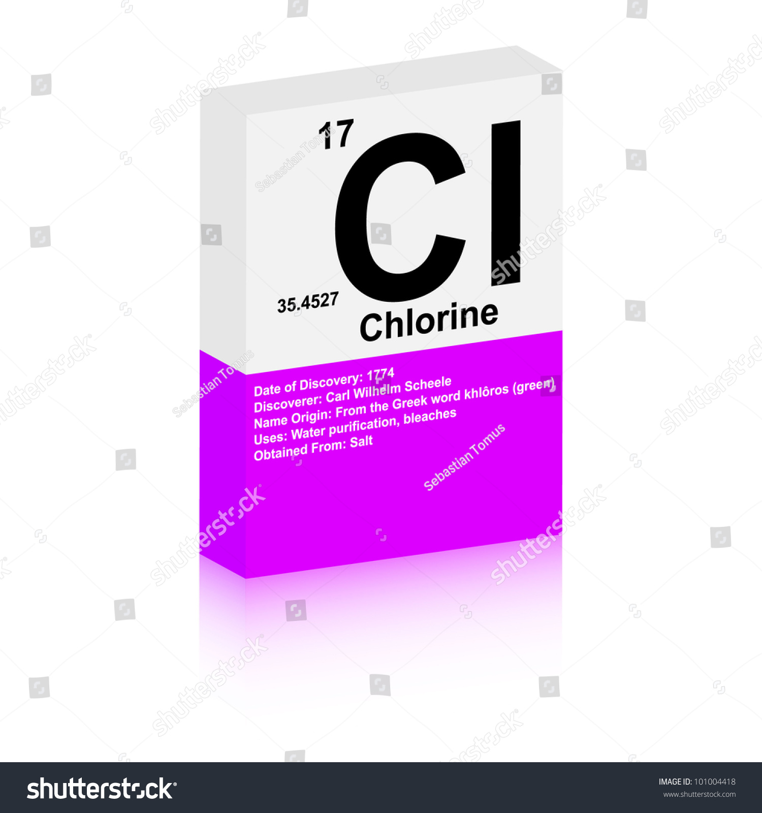 Chlorine Symbol Stock Vector (Royalty Free) 101004418 | Shutterstock